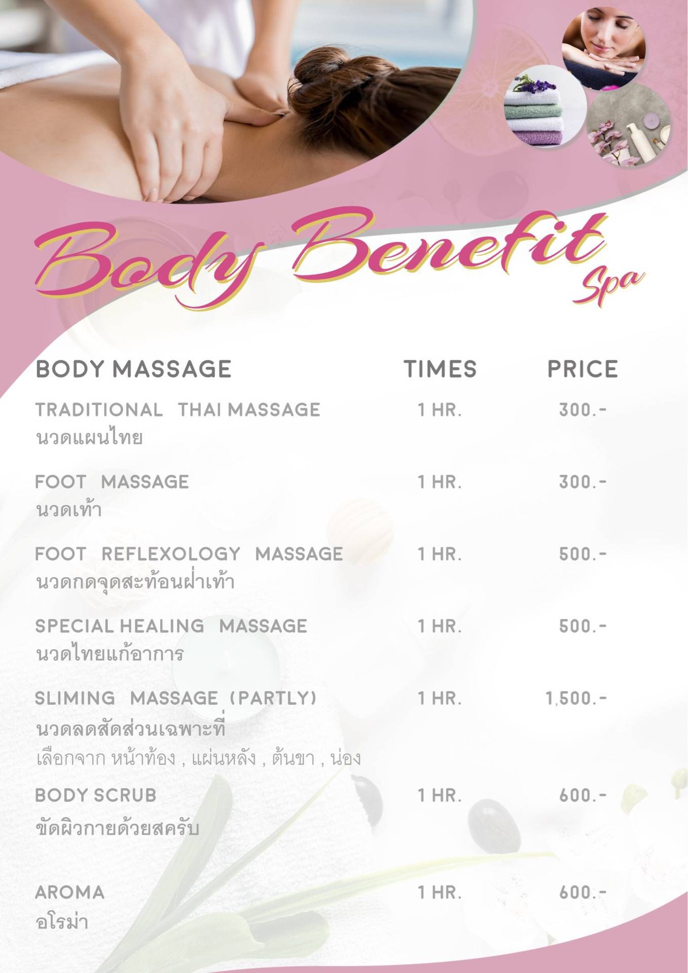 รูป Body benefit spa