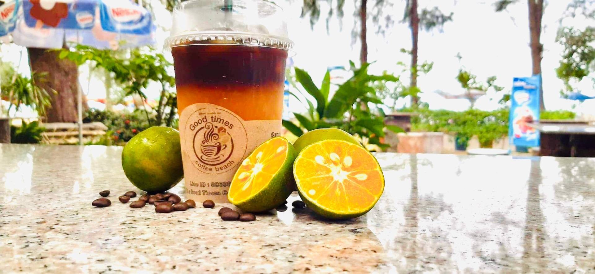 รีวิว Good Times Coffee Beach - Orange black coffee