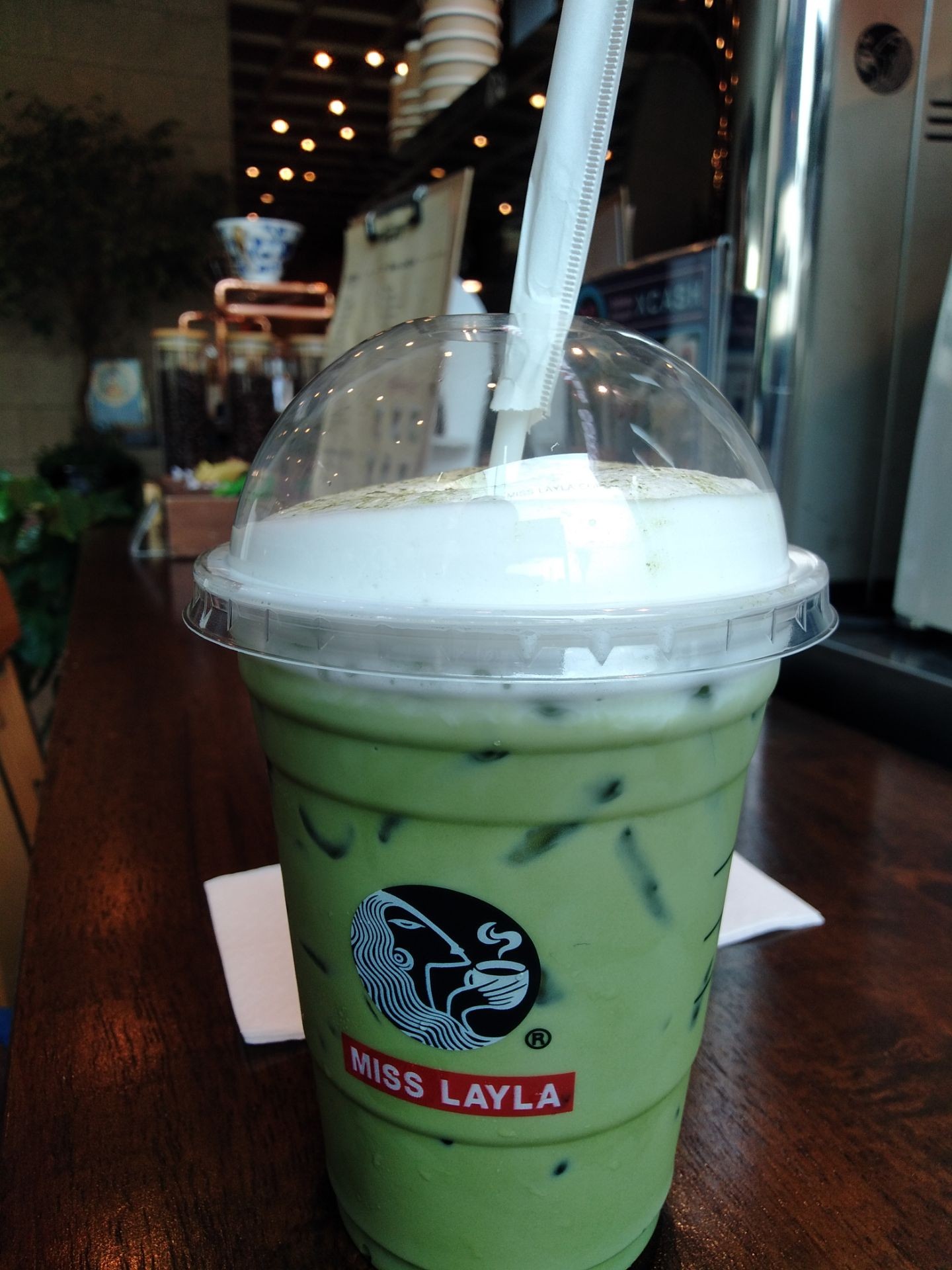 รีวิว Miss Layla Coffee Thai CC Tower - Matcha Latte