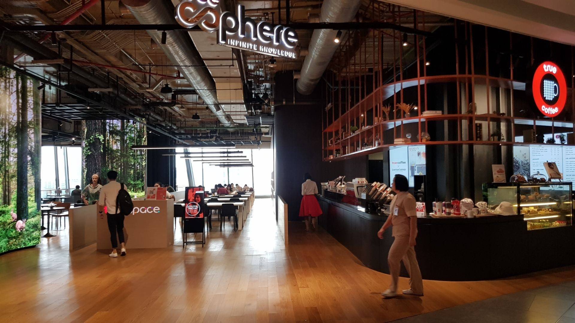รีวิว True Sphere ICON Siam - Nice cafe & working space - Wongnai