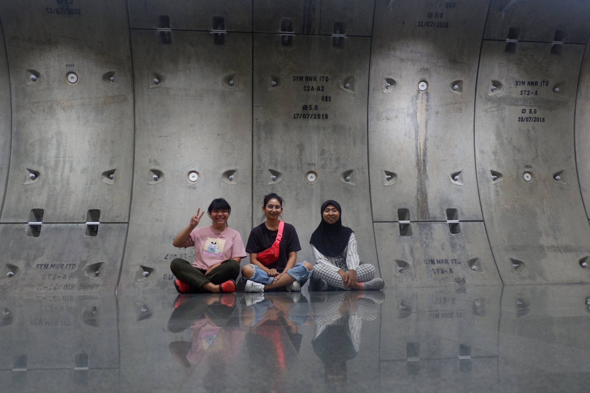 รูป อุโมงค์ทางเชื่อม สามย่านมิตรทาวน์-mrt