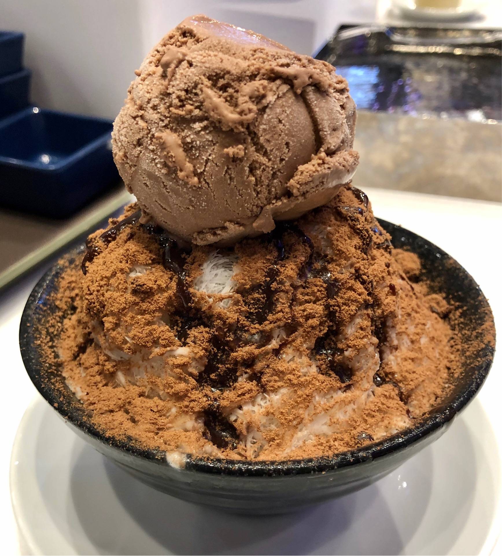 คากิโกริช็อกโกแลต ร้าน OISHI EATERIUM สามย่านมิตรทาวน์ - Wongnai