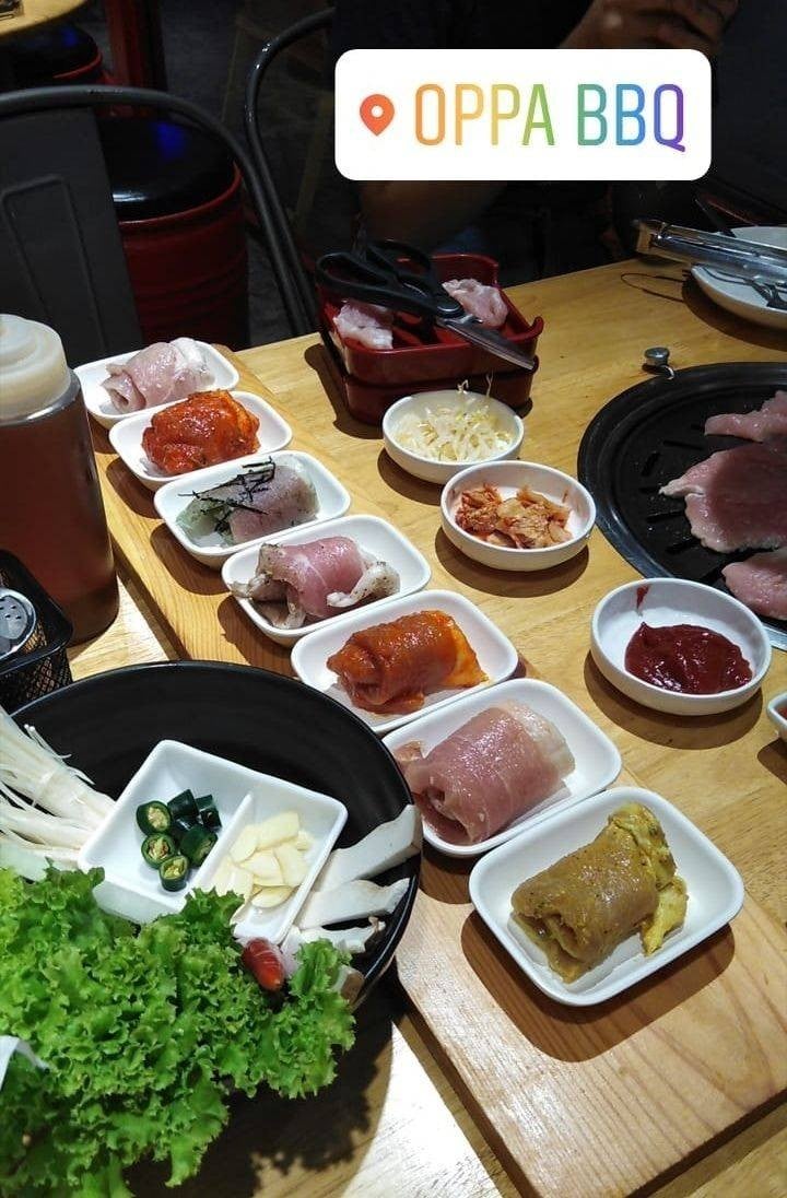 รีวิว OPPA BBQ ม. เกษตร - ปิ้งย่าง หมู 7 สี 250บาทเอง