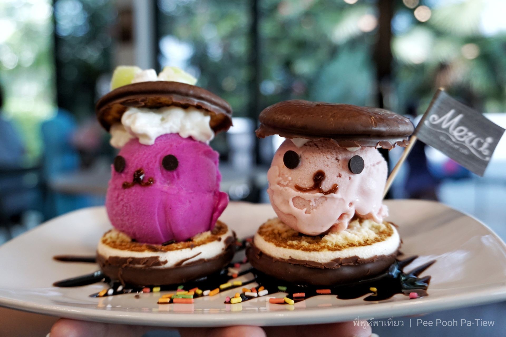 รีวิว Merci Ice Cream Cafe - ไอศกรีมโฮมเมด รสชาติดี มีความครีเอท