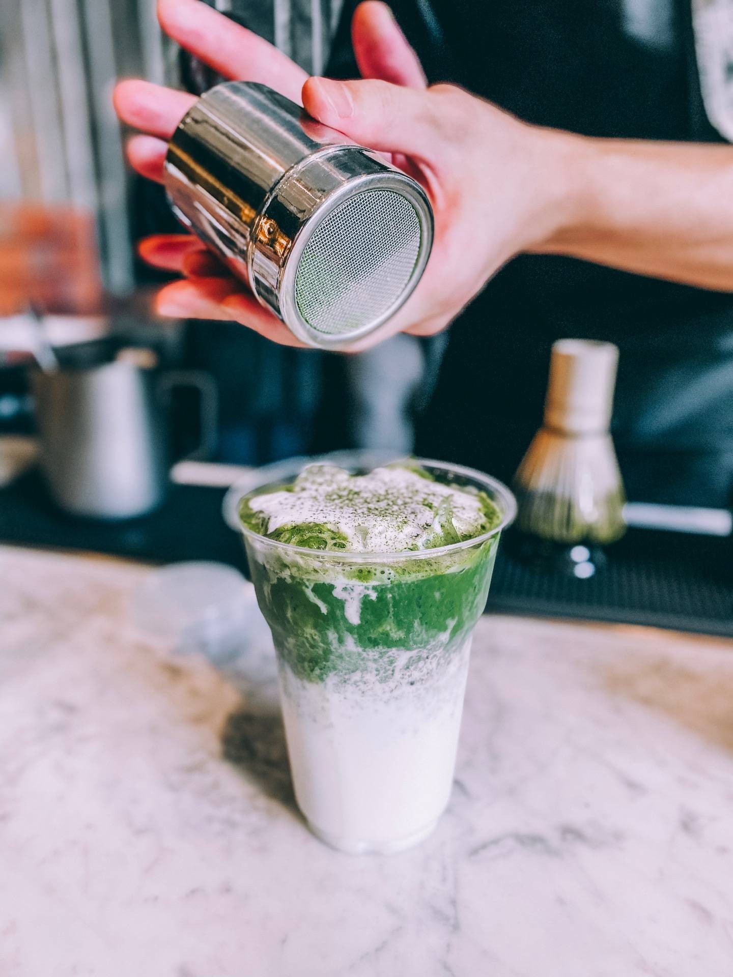 Matcha latte ร้าน SO! MATCHA - Wongnai