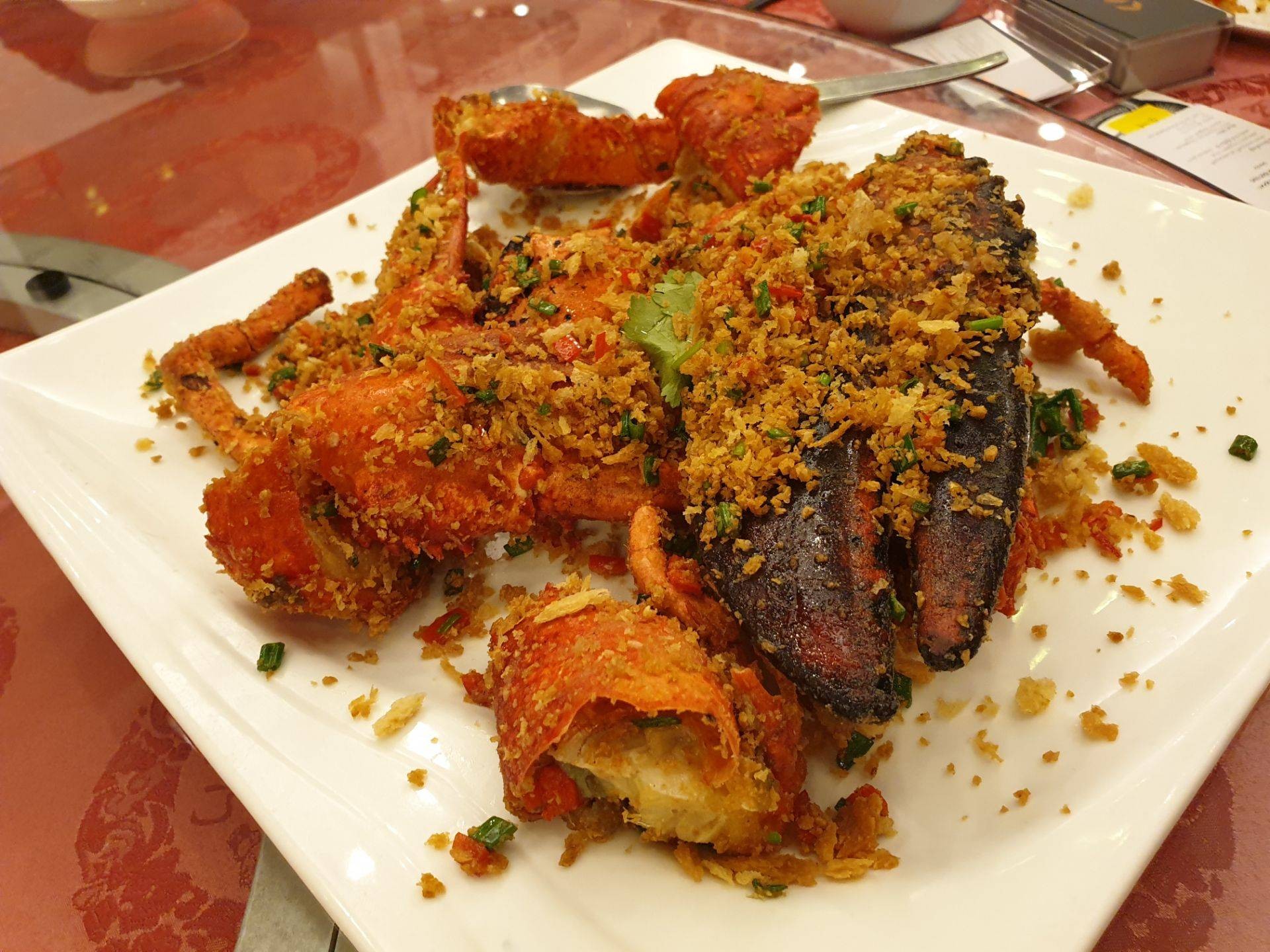 Lobster ผัดพริกเกลือ ร้าน Ho Kitchen Seafood (Since 2002) Ho Seafood