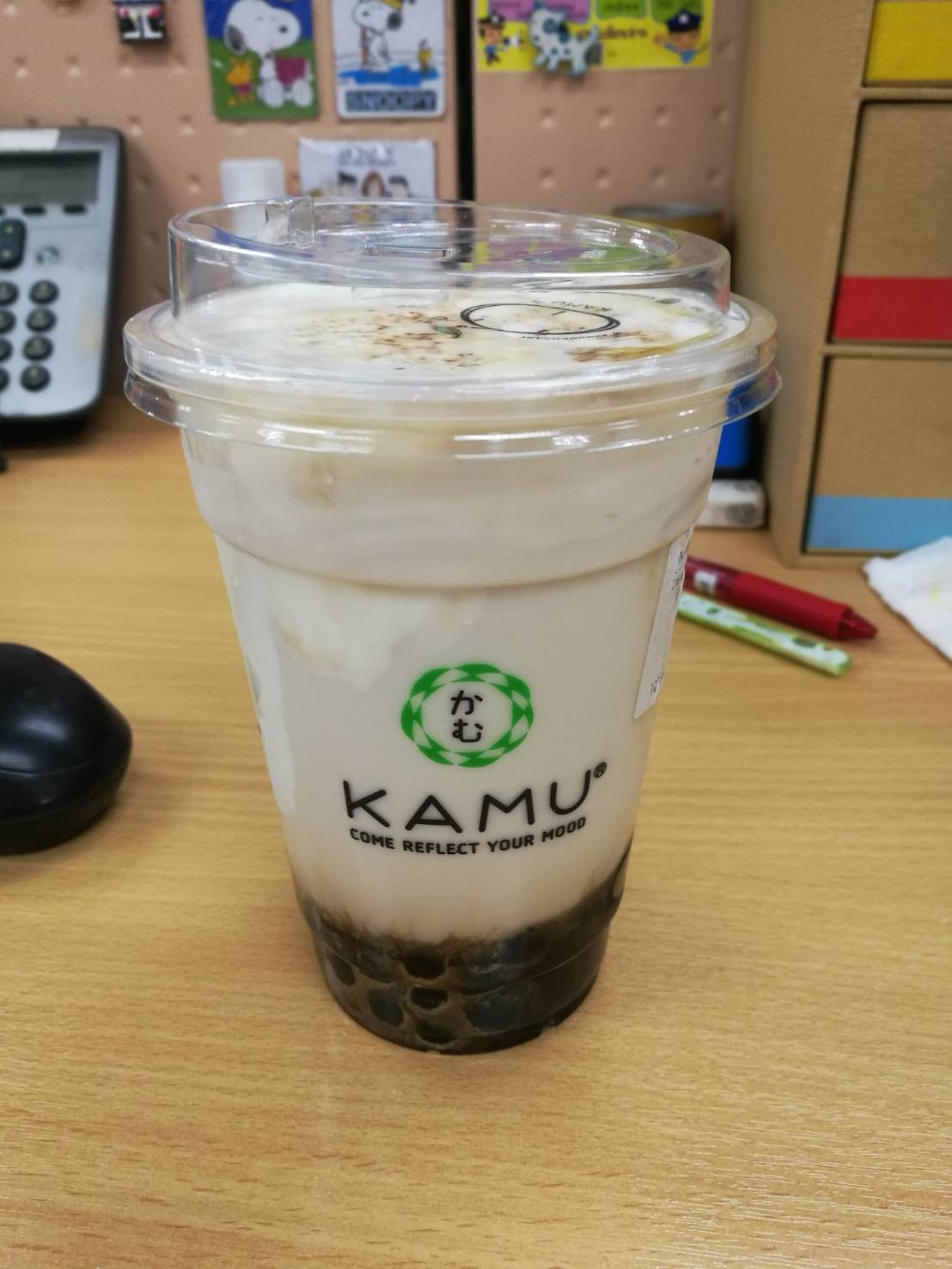 รีวิว Kamu Tea Central Pinklao - ชีสสดน้ำตาลไหม้ไข่มุก กินเถอะ อร่อยมาก