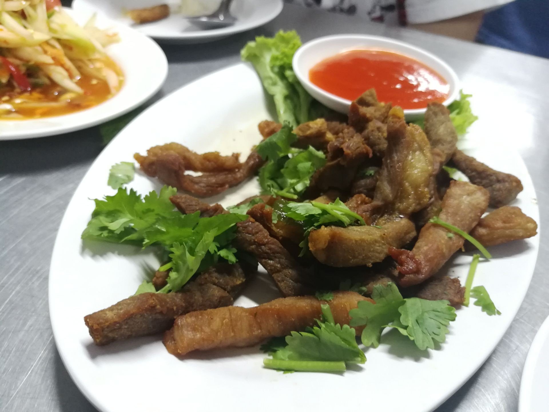 หมูแดดเดียว ร้าน เจ๊ก้อย - Wongnai