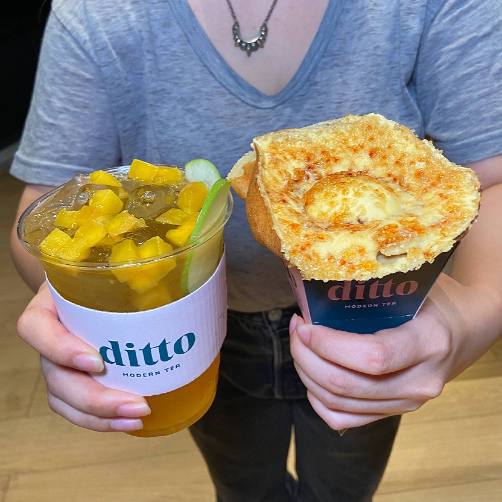รีวิว Ditto Modern Tea เอ็มควอเทีย - เครปอร่อย โอวันติลดี แต่จะหวานหน่อย