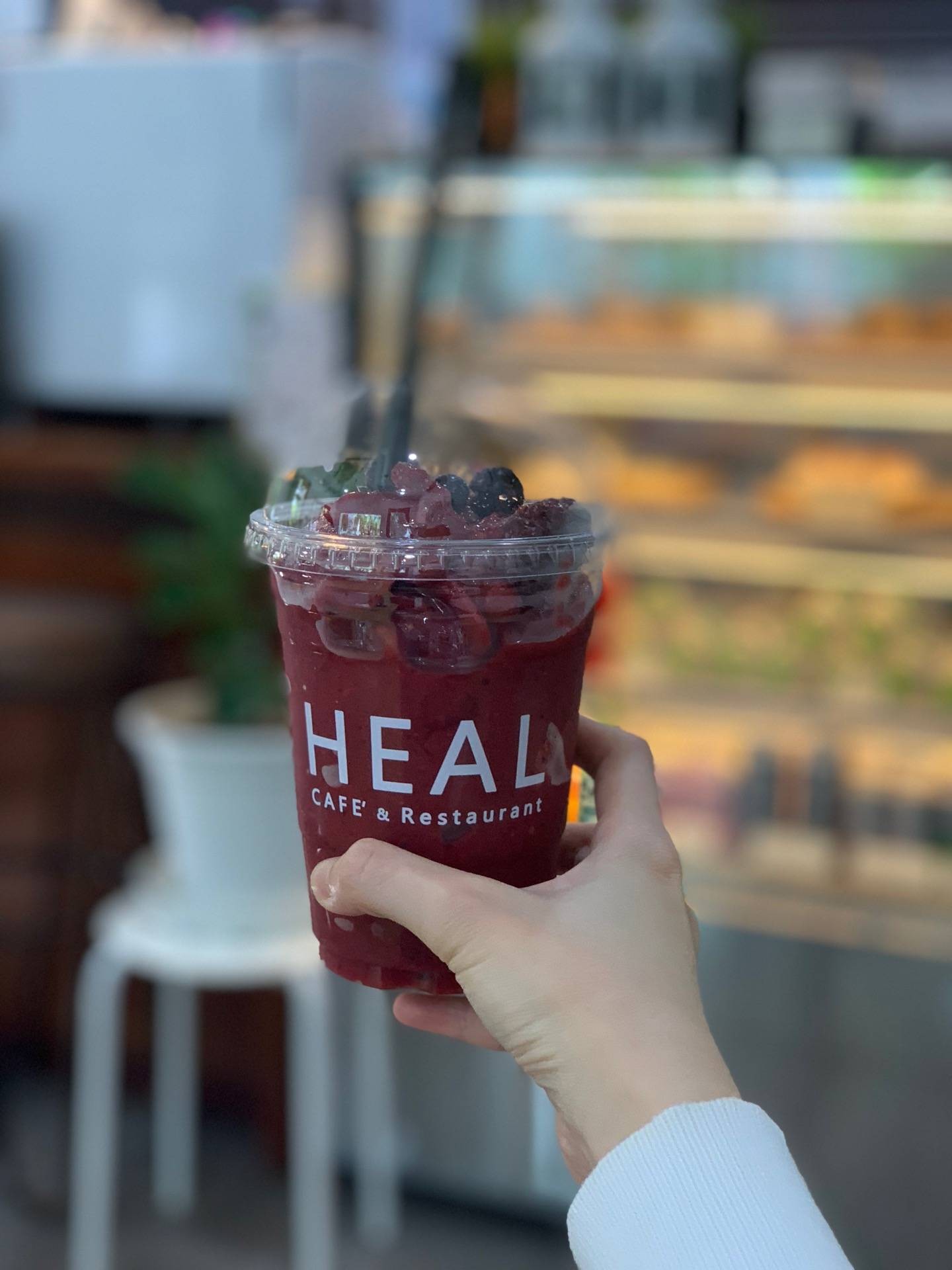 มิกซ์เบอร์รี่สมูตตี้ ร้าน Heal Cafe & Restaurant