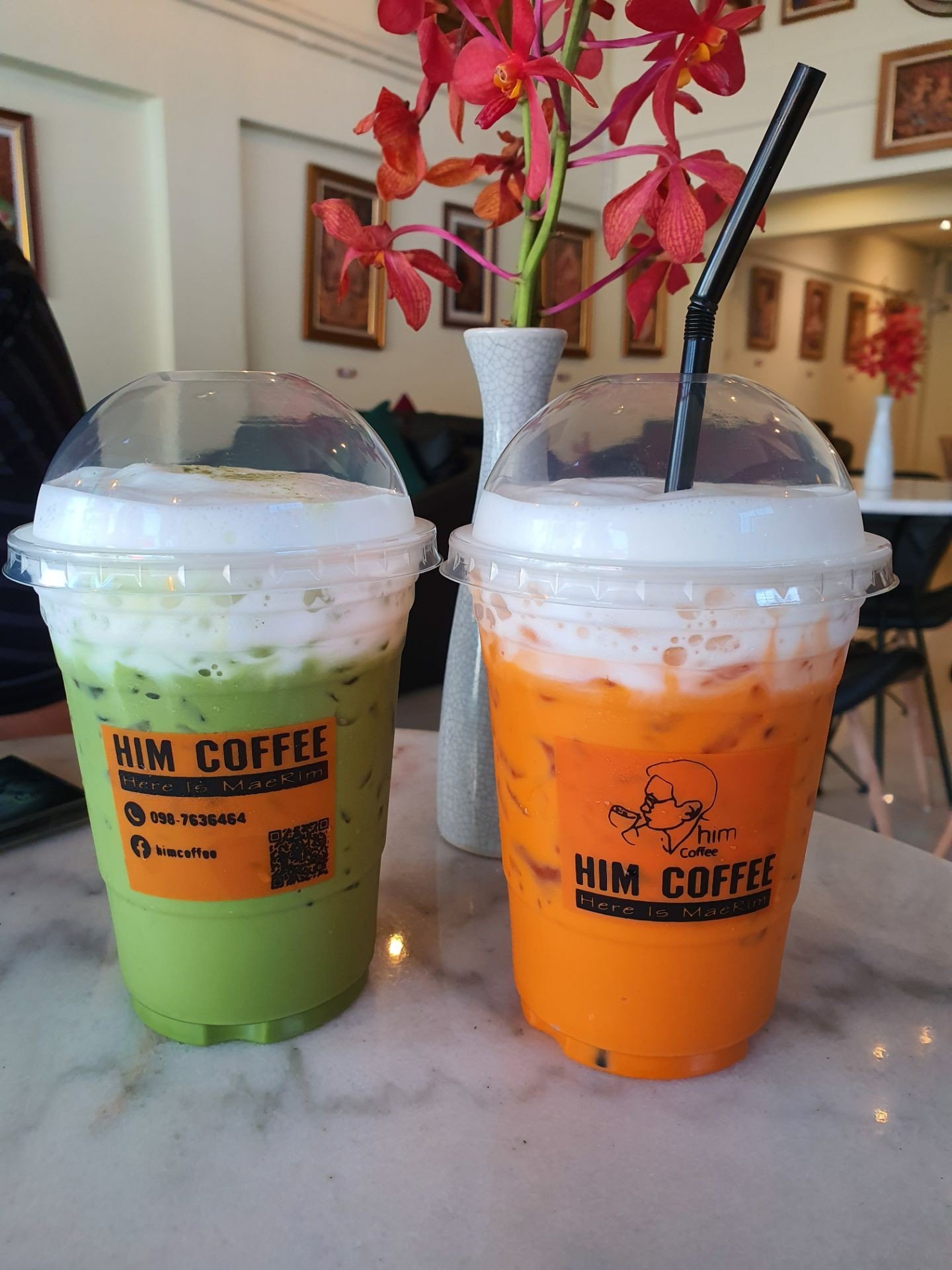 รีวิว Him Coffee - ร้านกาแฟ work space