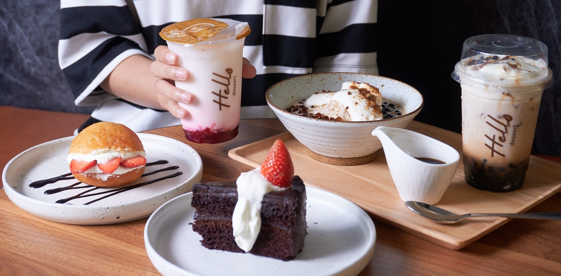 Hello Dessert ภูเก็ต ชานมพ่นไฟ เดือดทุกแก้ว รสชาติละมุนทุกเมนู - Wongnai