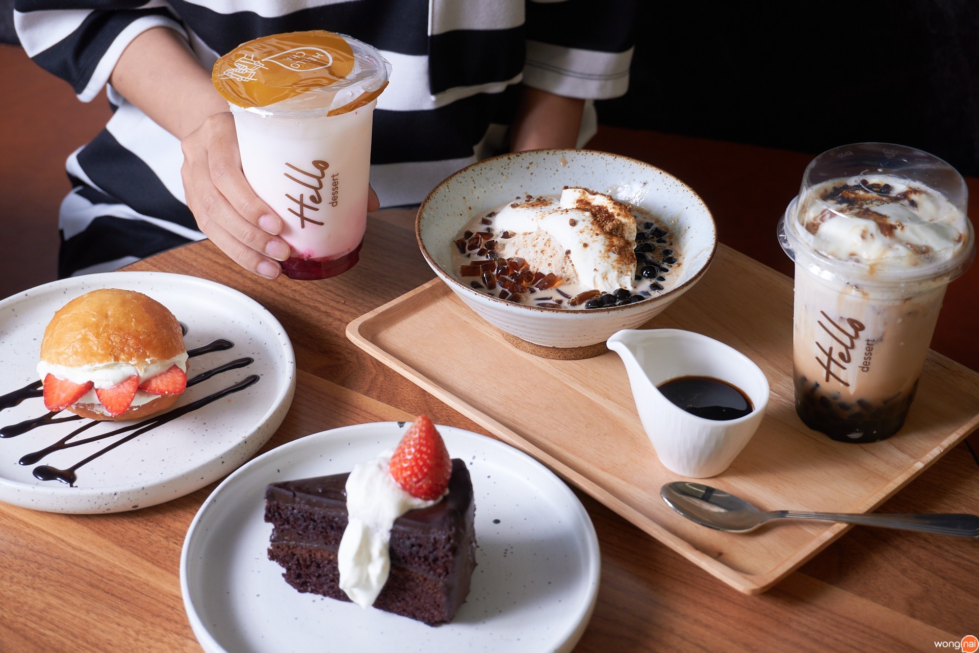 Hello Dessert ภูเก็ต ชานมพ่นไฟ เดือดทุกแก้ว รสชาติละมุนทุกเมนู - Wongnai