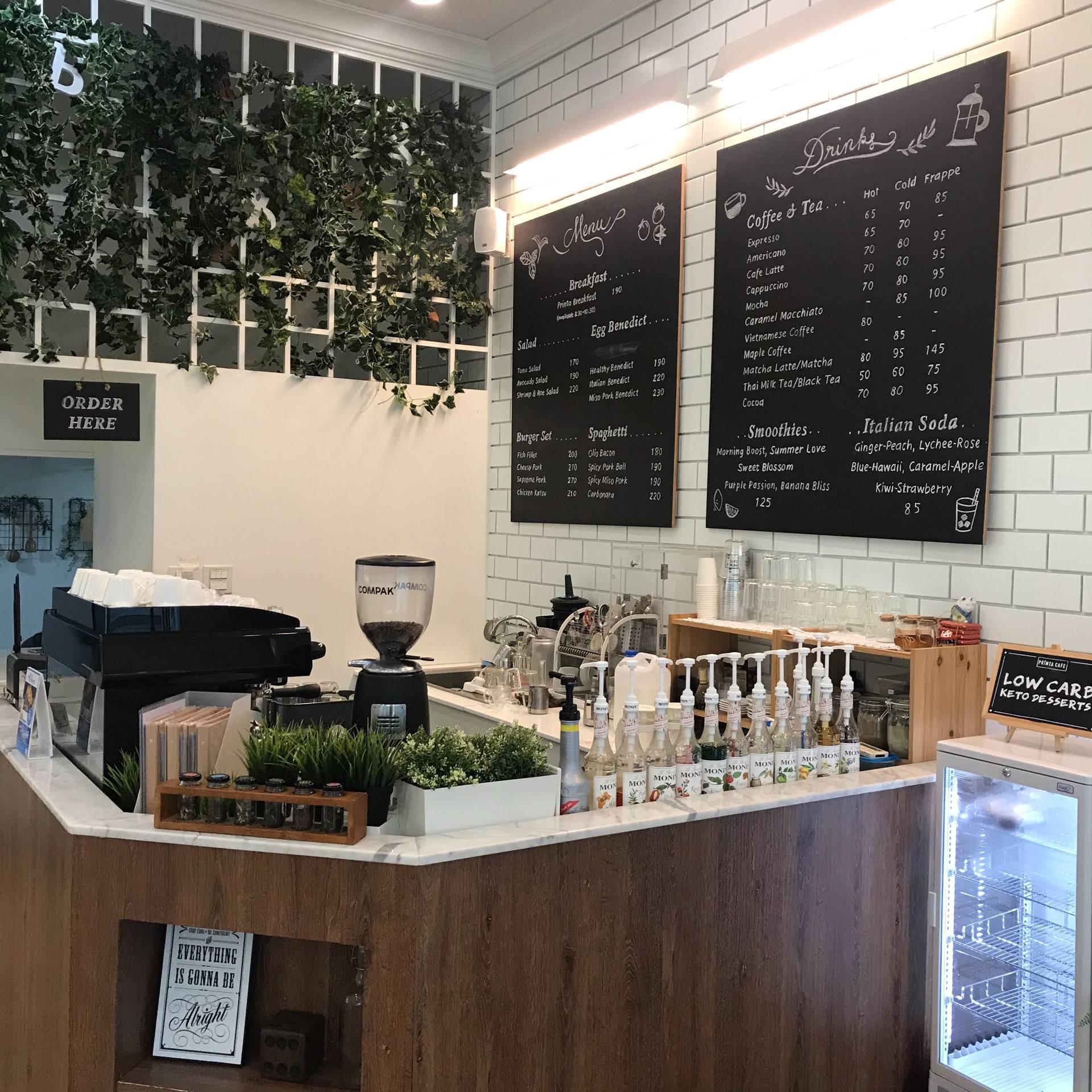 รีวิว Printa Cafe เย็นจิต ( เซนต์หลุยส์) - อร่อยดีครับ ราคาแรง+ที่จอดลำบาก