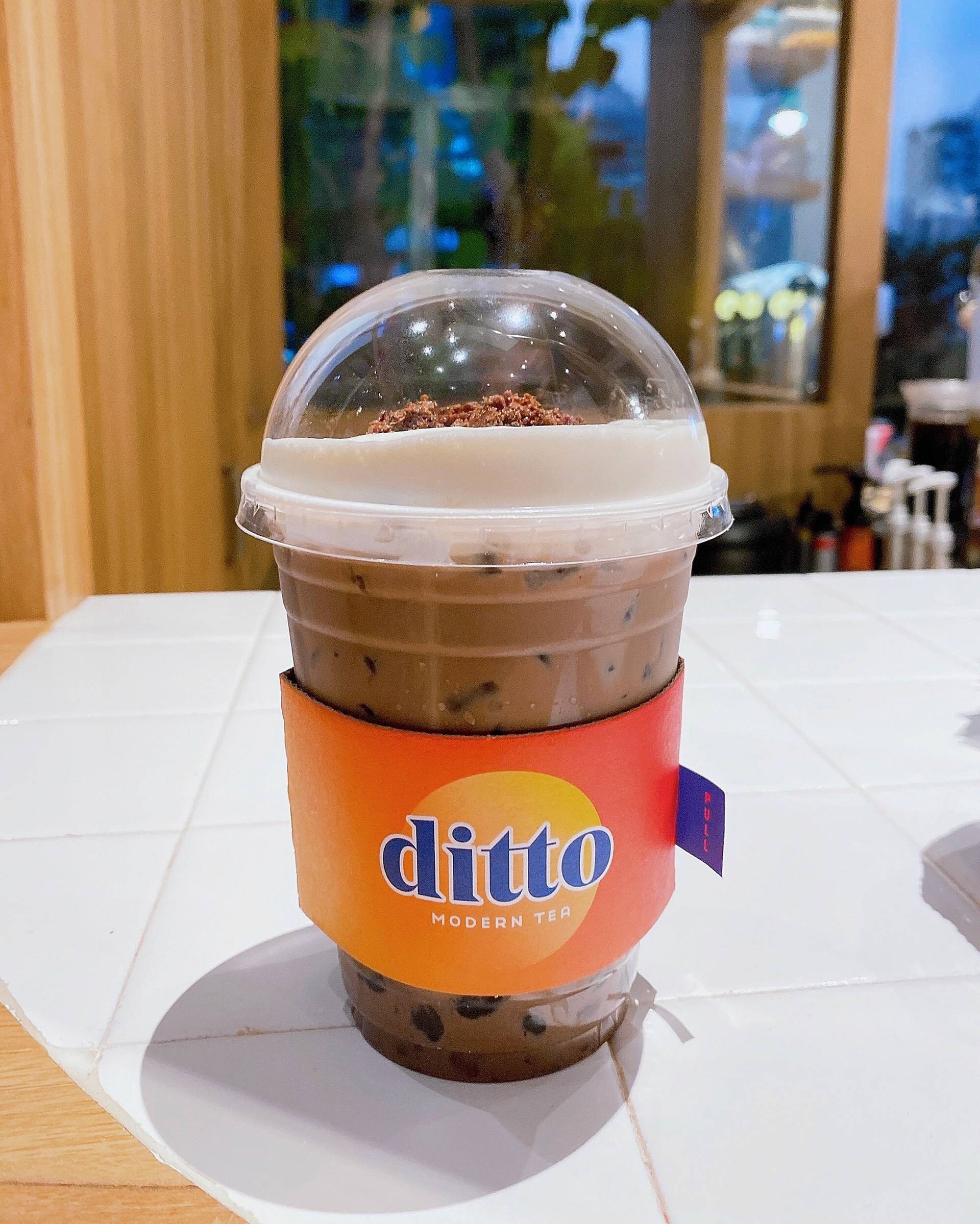 รีวิว Ditto Modern Tea 101 The Third Place - โอวัลตินพุดดิ้งงงงง - Wongnai