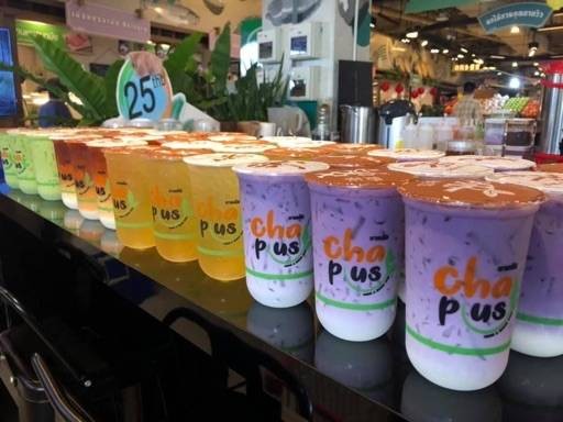 [รีวิว] ร้าน ชาพลัส ChaPlus (ชานมไข่มุก) ตลาดเสรีมาร์เก็ต เดอะไนน์ ...