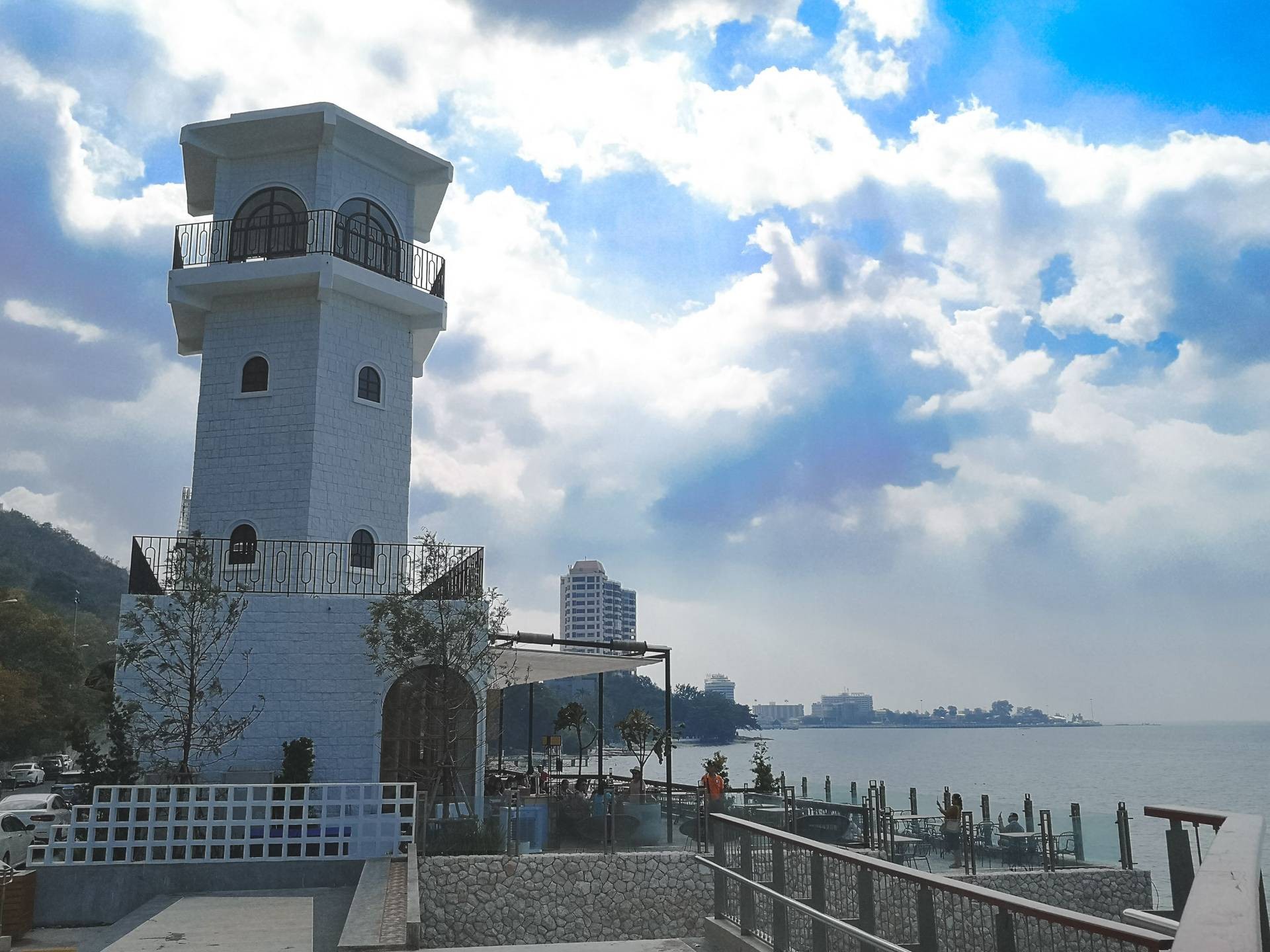 รีวิว Red Temp Coffee - ร้านสวย วิวดีเว่อร์ นึกว่าอยู่ซานโตรินี แต่ ...