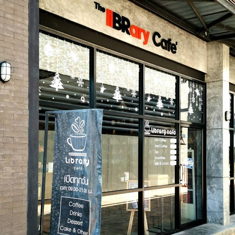 รีวิว The Library Cafe - ร้านสวย กาแฟอร่อย