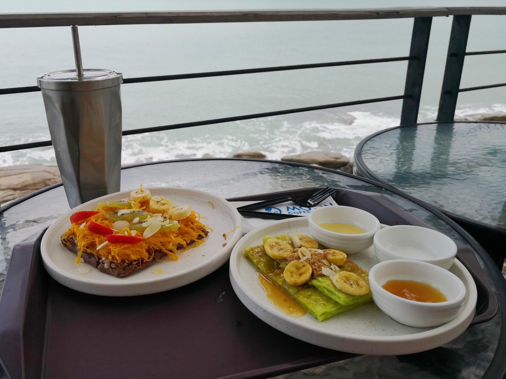 รีวิว Moon Coffee & Roti สิชล - อาหารหลักร้อย วิวหลักล้าน