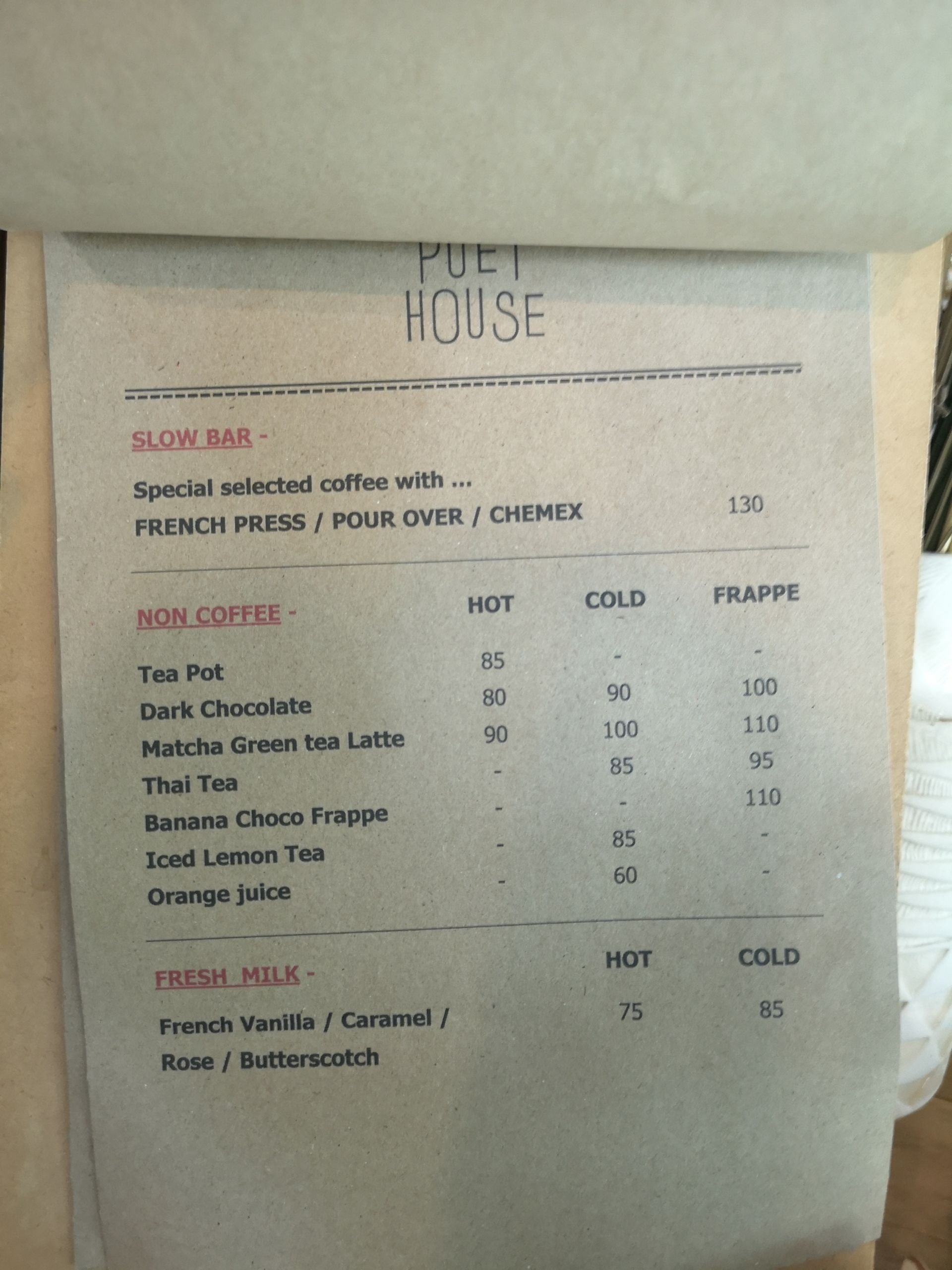 รูป Poet House Cafe