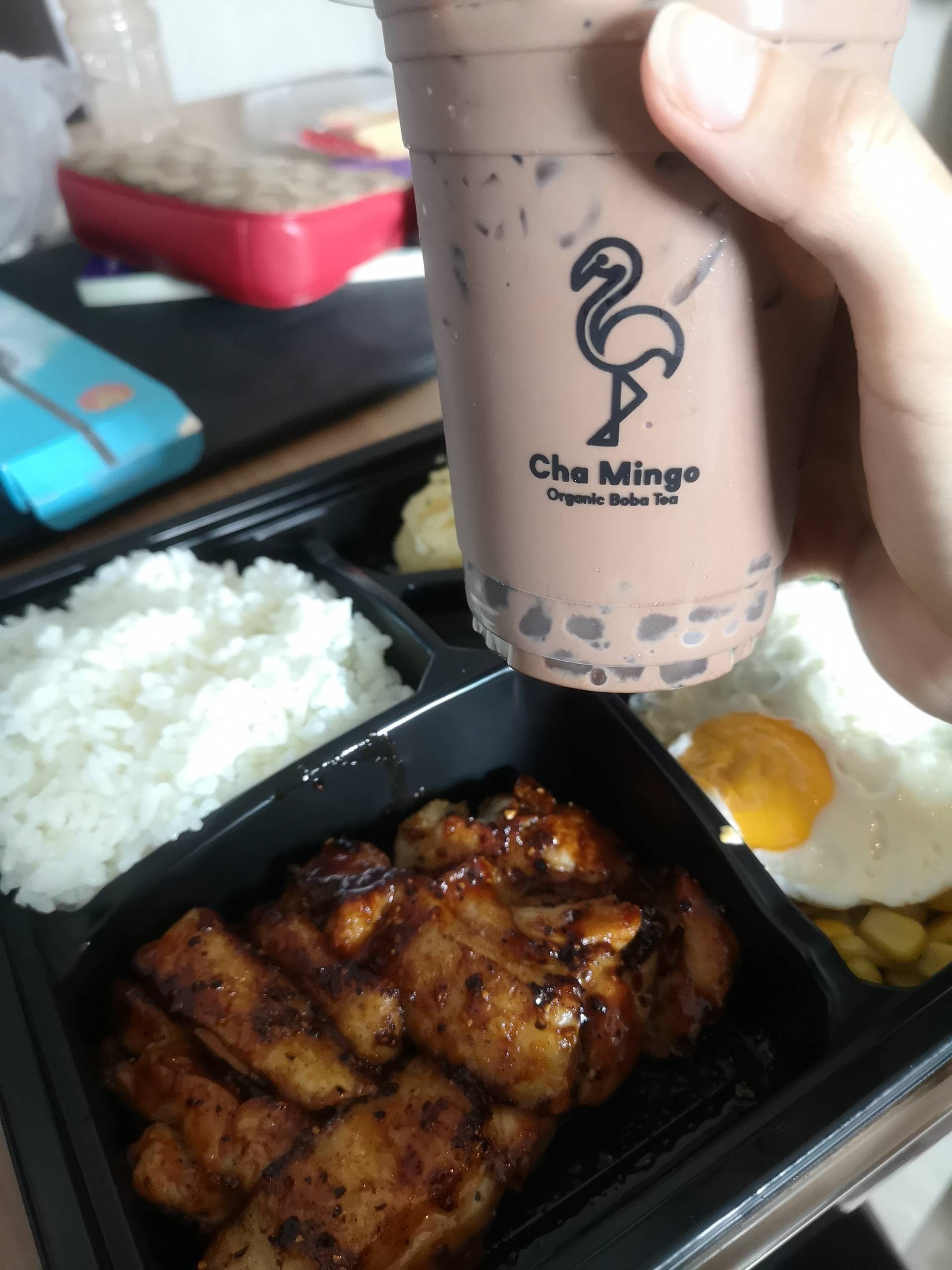 โกโก้ ลาเต้ • โกโก้เข้มข้น กินกับอะไรก็อร่อยจริงๆ ร้าน Cha Mingo Tea ...