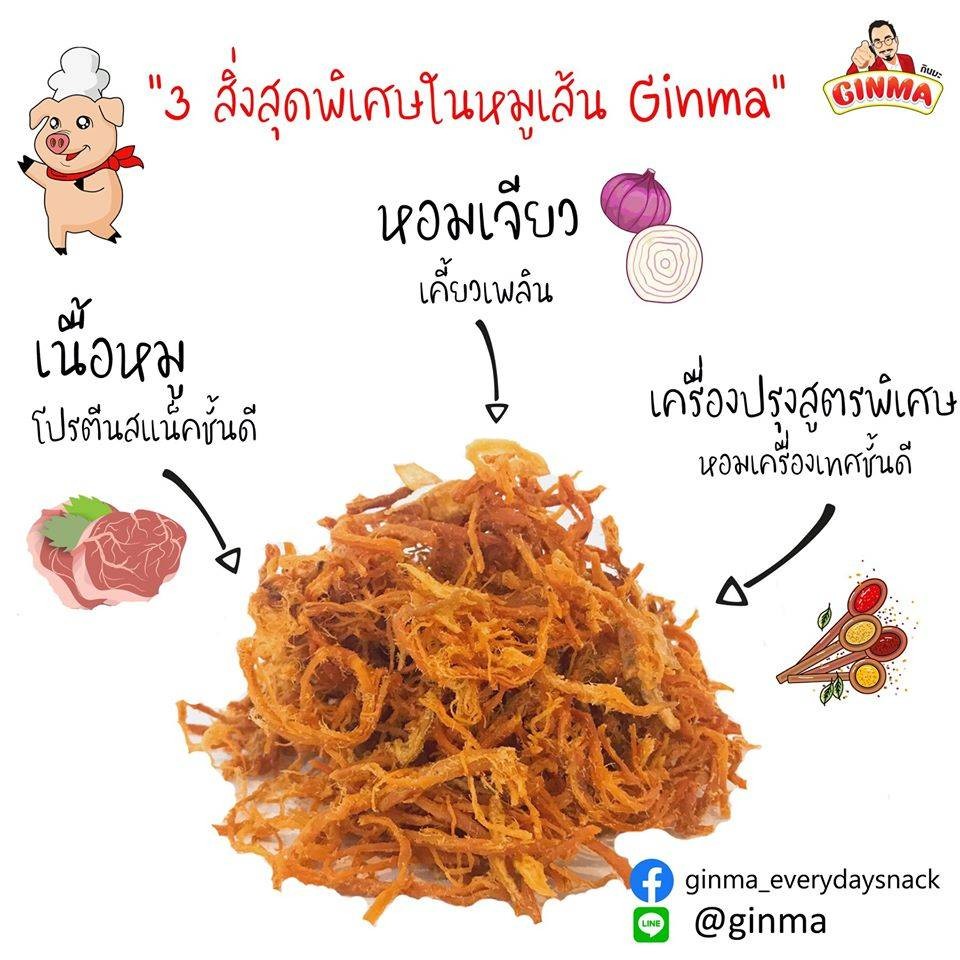รีวิว กระท่อมน้อย - หมูฝอย ginma - Wongnai