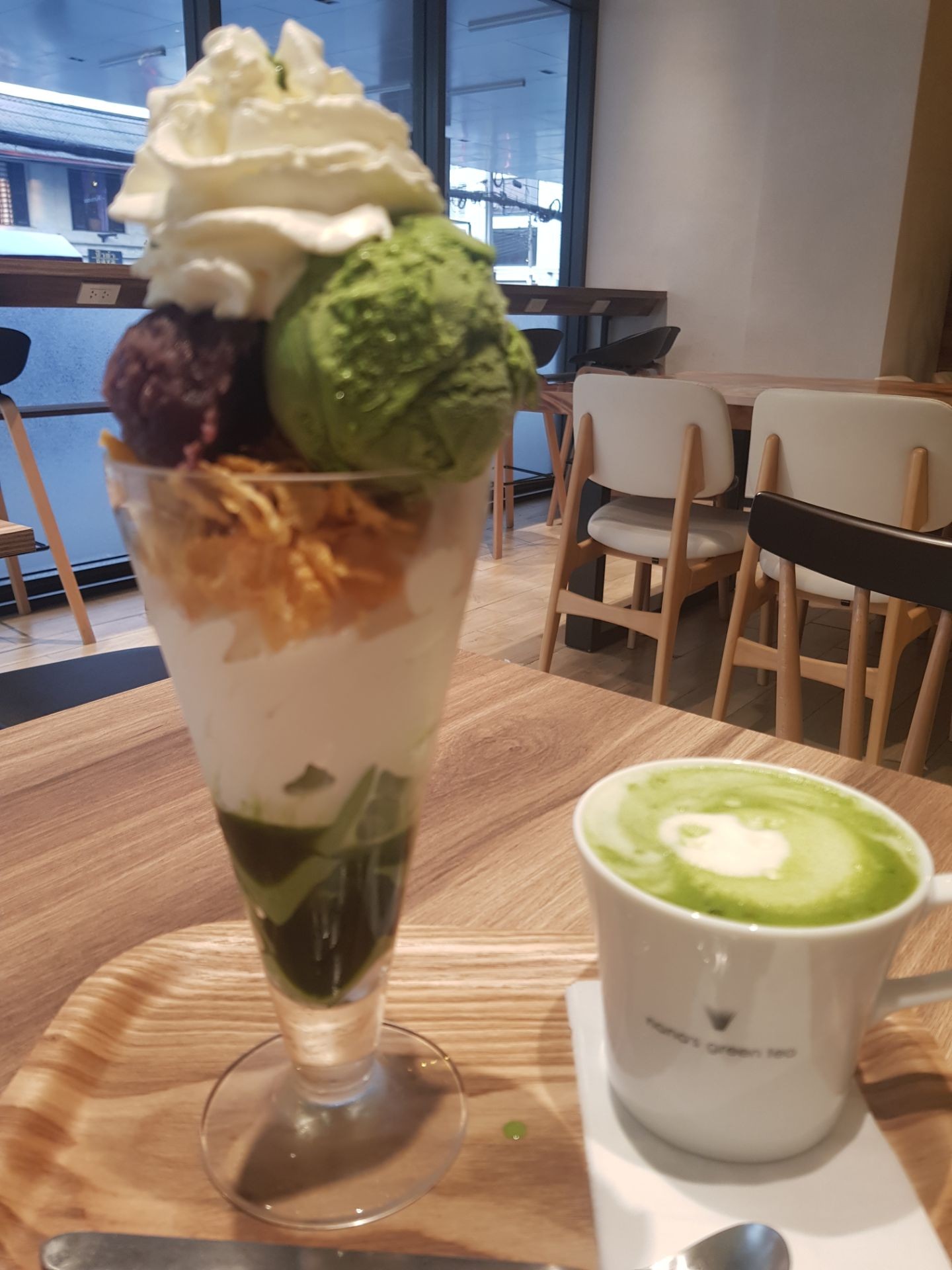 รีวิว nana's green tea bangkok - Matcha Shiratama Parfait มีทั้งตัว ...