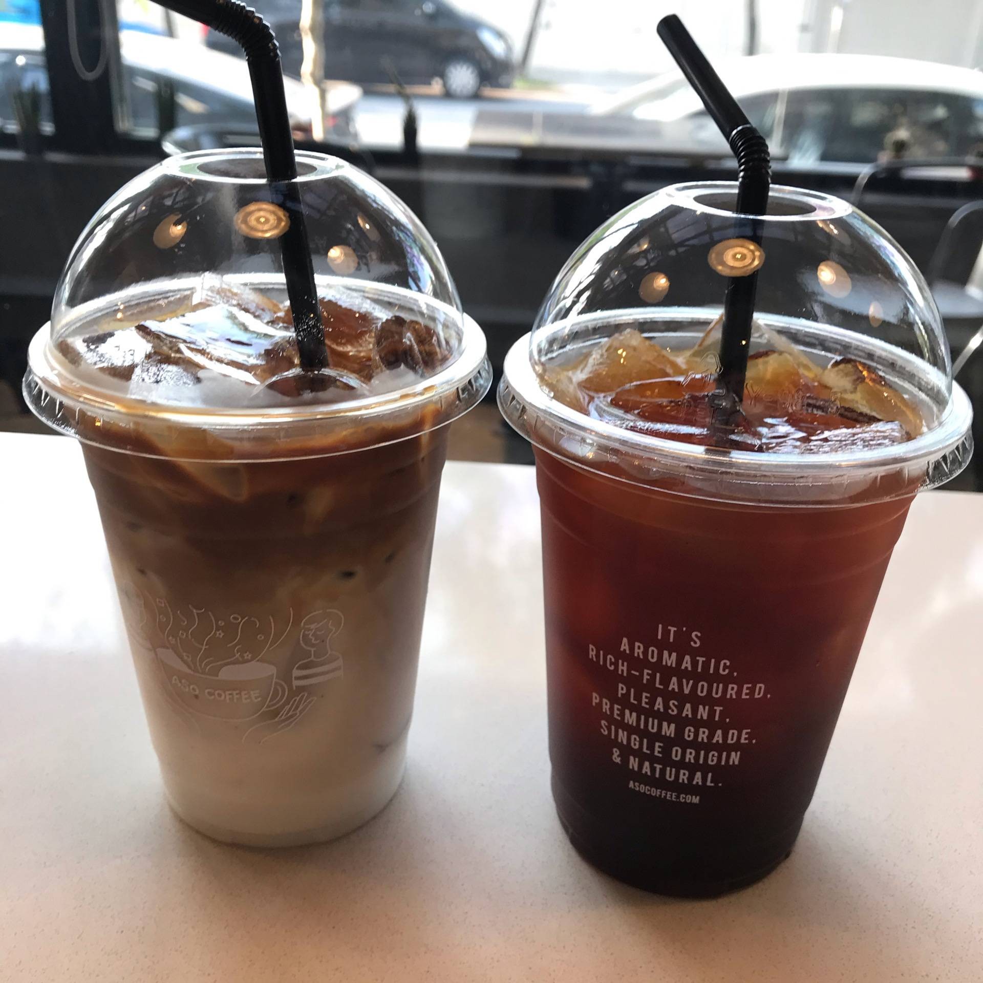 รีวิว Aso Coffee Roasters ศรีนครินทร์ - ร้านสวยนั่งสบาย - Wongnai