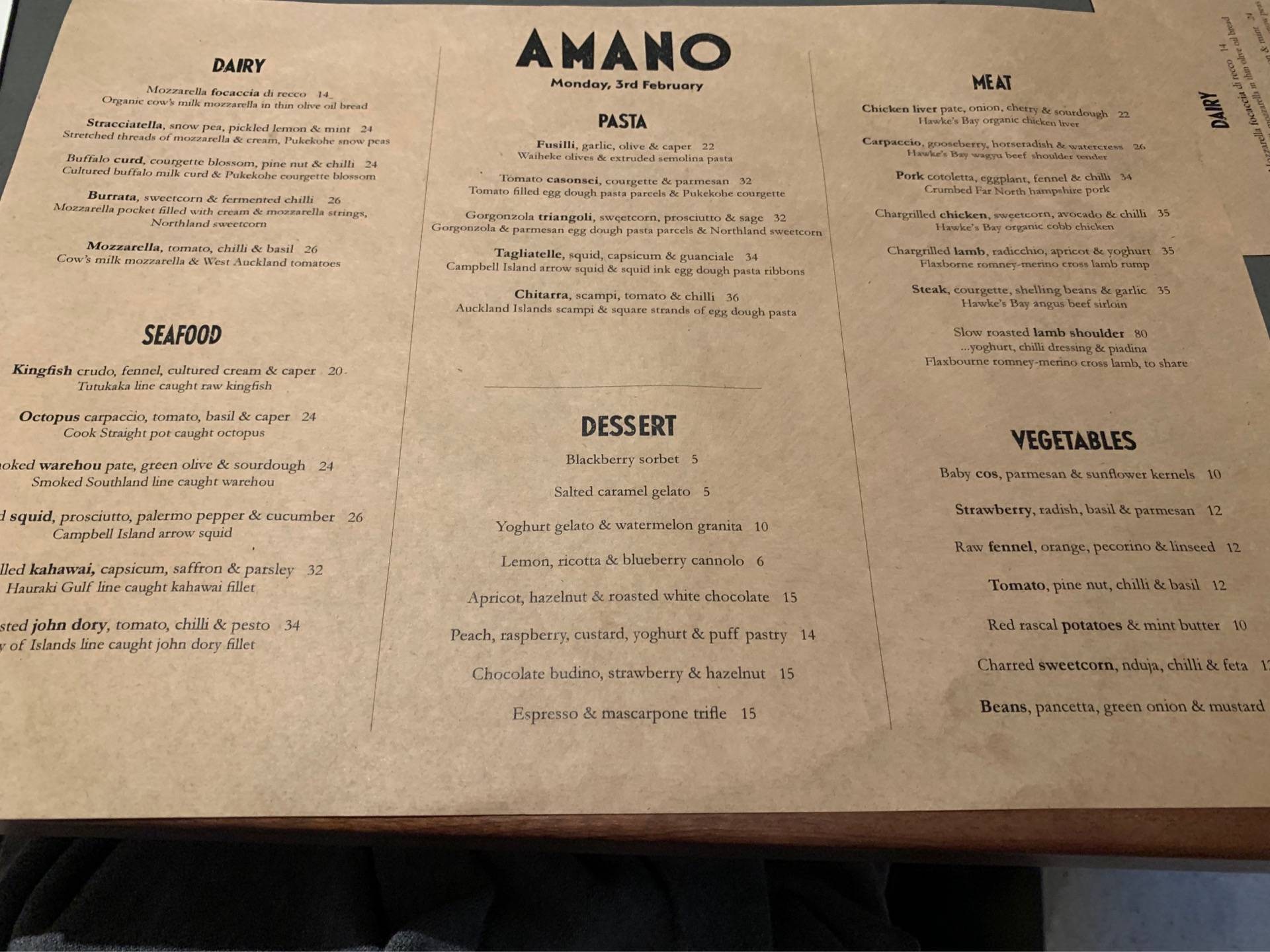 ร้าน Amano | รีวิวร้านอาหาร