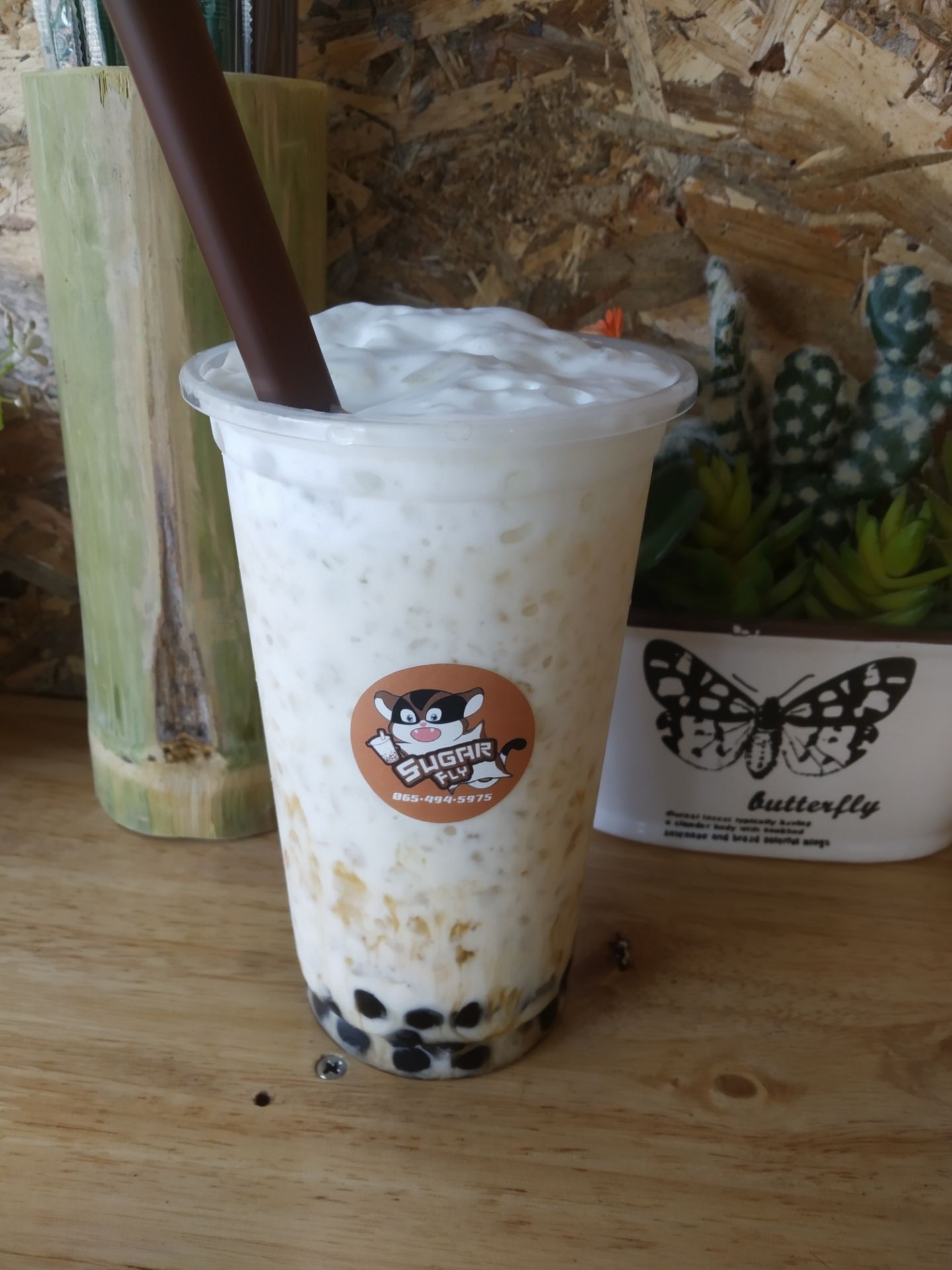 รีวิว Sugar Fly Bubble Tea Milk & Coffee บ้านป่าสักน้อย