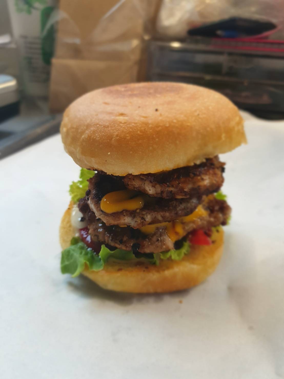 รีวิว Hand Burger - I like Beef Burger