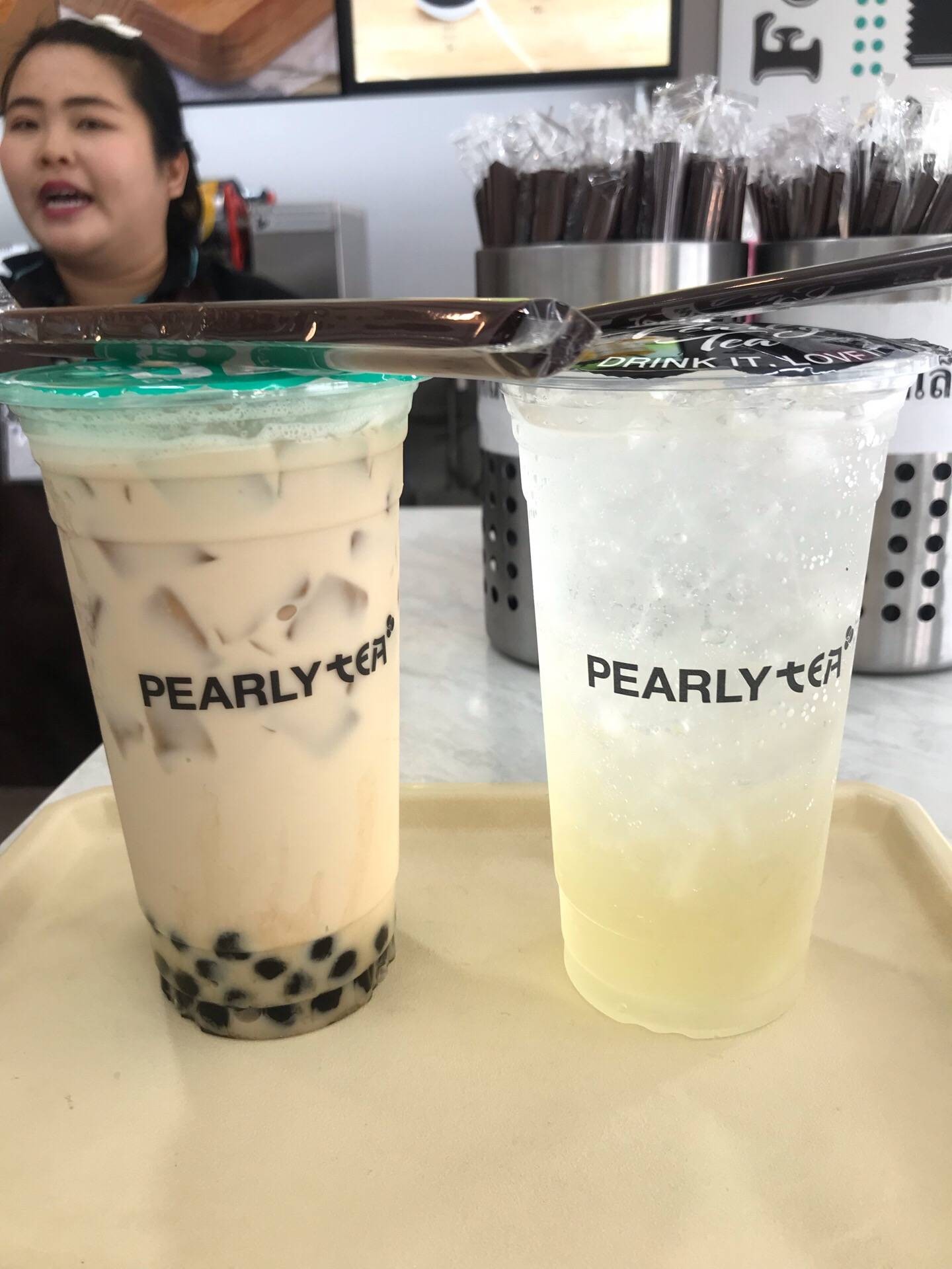 รีวิว Pearly Tea.ปตท.ตาก Jiffy ตำบลเชียงเงิน อำเภอเมืองตาก ตาก - แก้ว ...