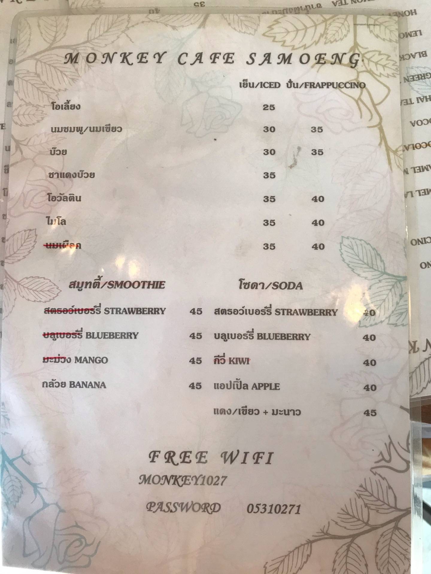 ร้าน Monkey Coffee Samoeng | รีวิวร้านอาหาร - Wongnai