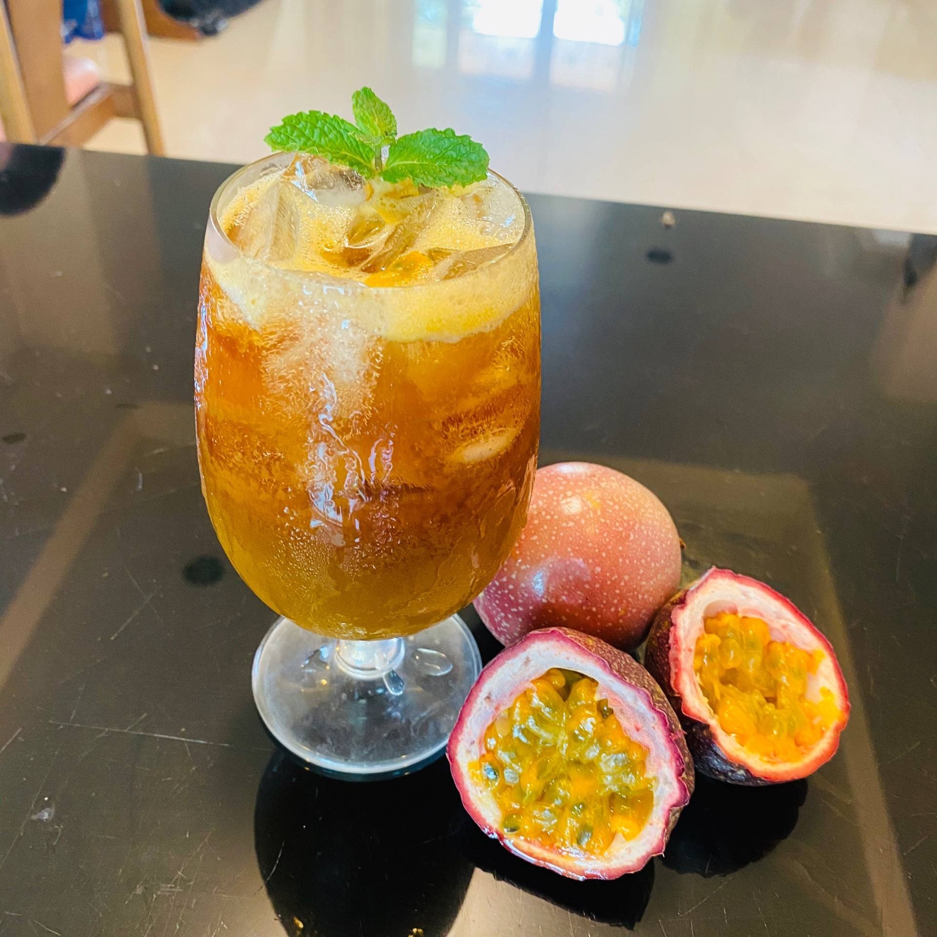สูตร Cold brew coffee passion fruit 🍋 พร้อมวิธีทำโดย Joy 365 days menu ...