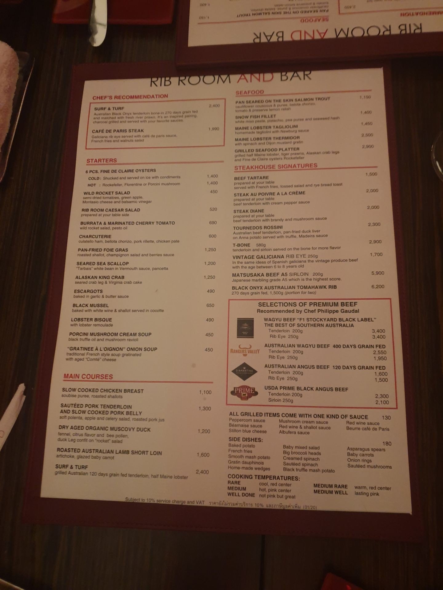 รูป Rib Room and Bar Steakhouse โรงแรมแลนด์มาร์ค กรุงเทพฯ