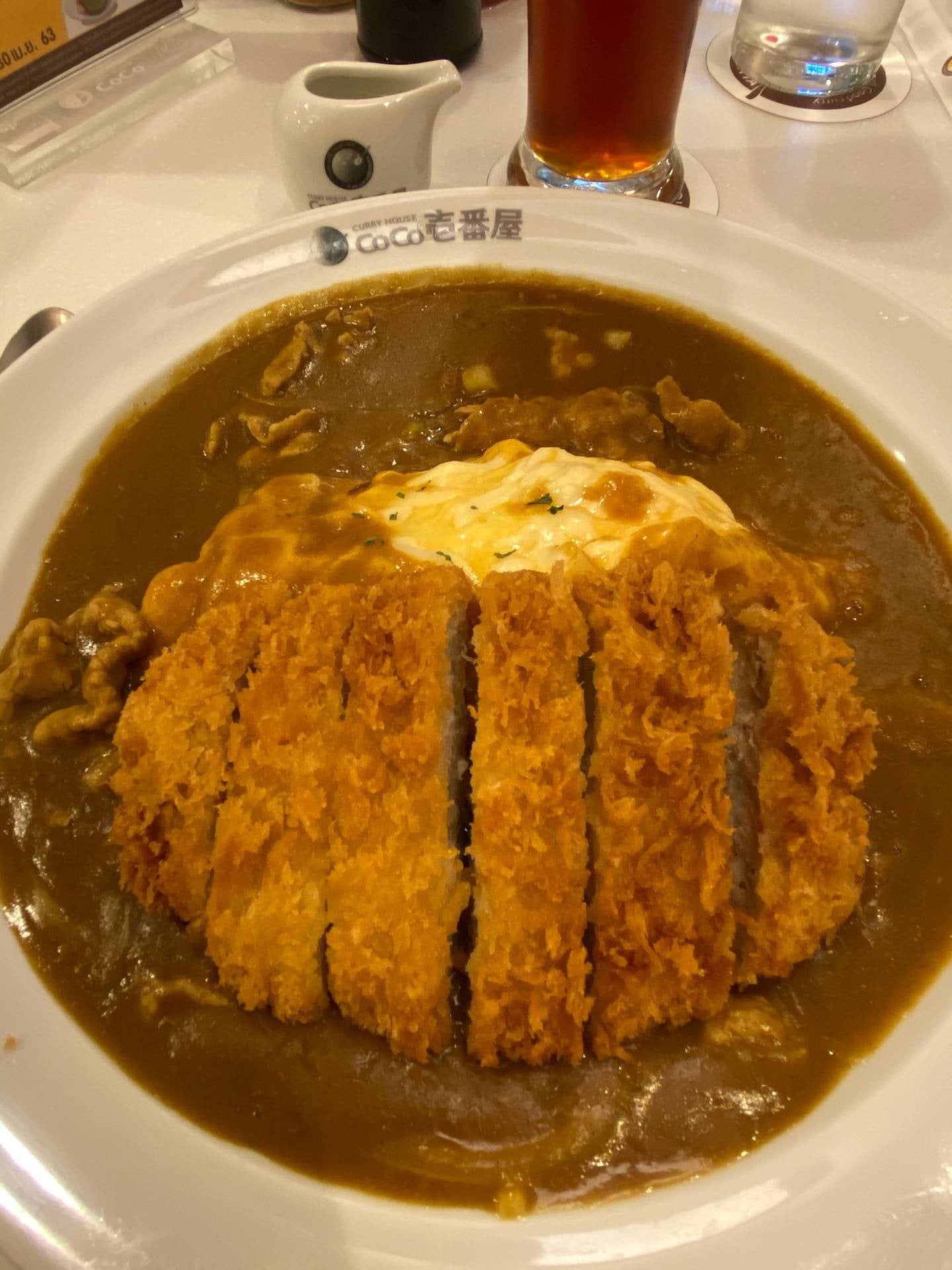 Cheesy Omelet Curry • ความเผ็ดระดับ 1 อร่อย ไข่นุ่ม ชีสเยิ้ม ร้าน CoCo ...