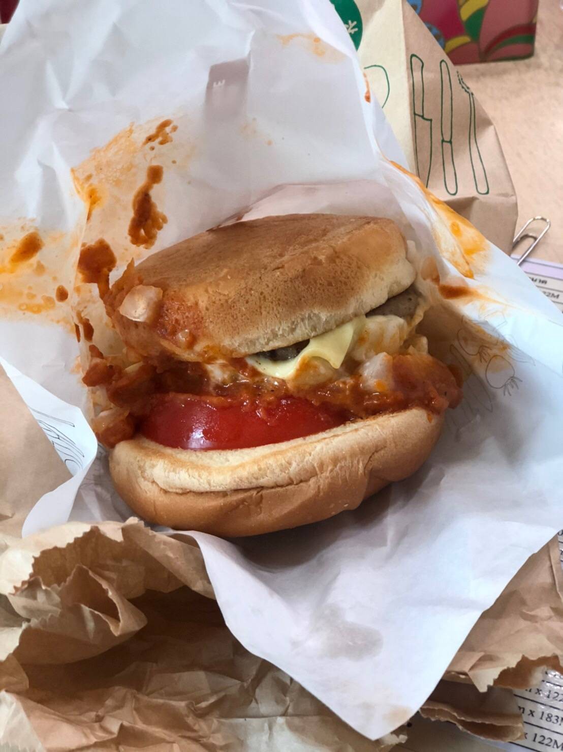 รีวิว MOS BURGER Central Plaza Rama 3 - MS007 - ร้านสะอาดดีครับ