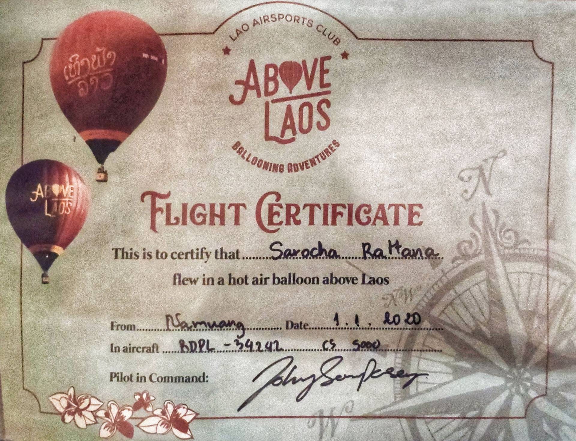 Above Laos Ballooning Adventure - รีวิวสถานที่ท่องเที่ยว - Wongnai