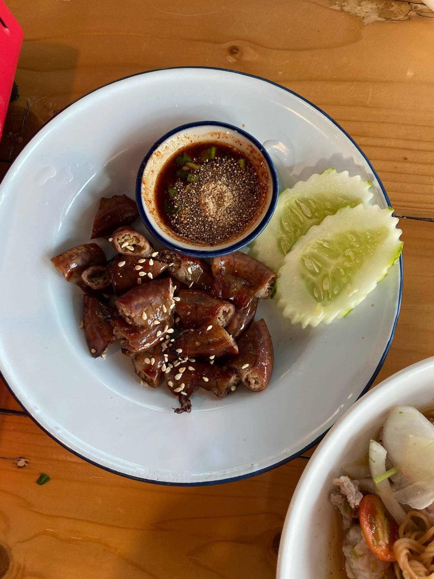 ไส้ย่าง ร้าน จุ่มปุ๊ก หมูกระทะ-จิ้มจุ่ม ศาลายา