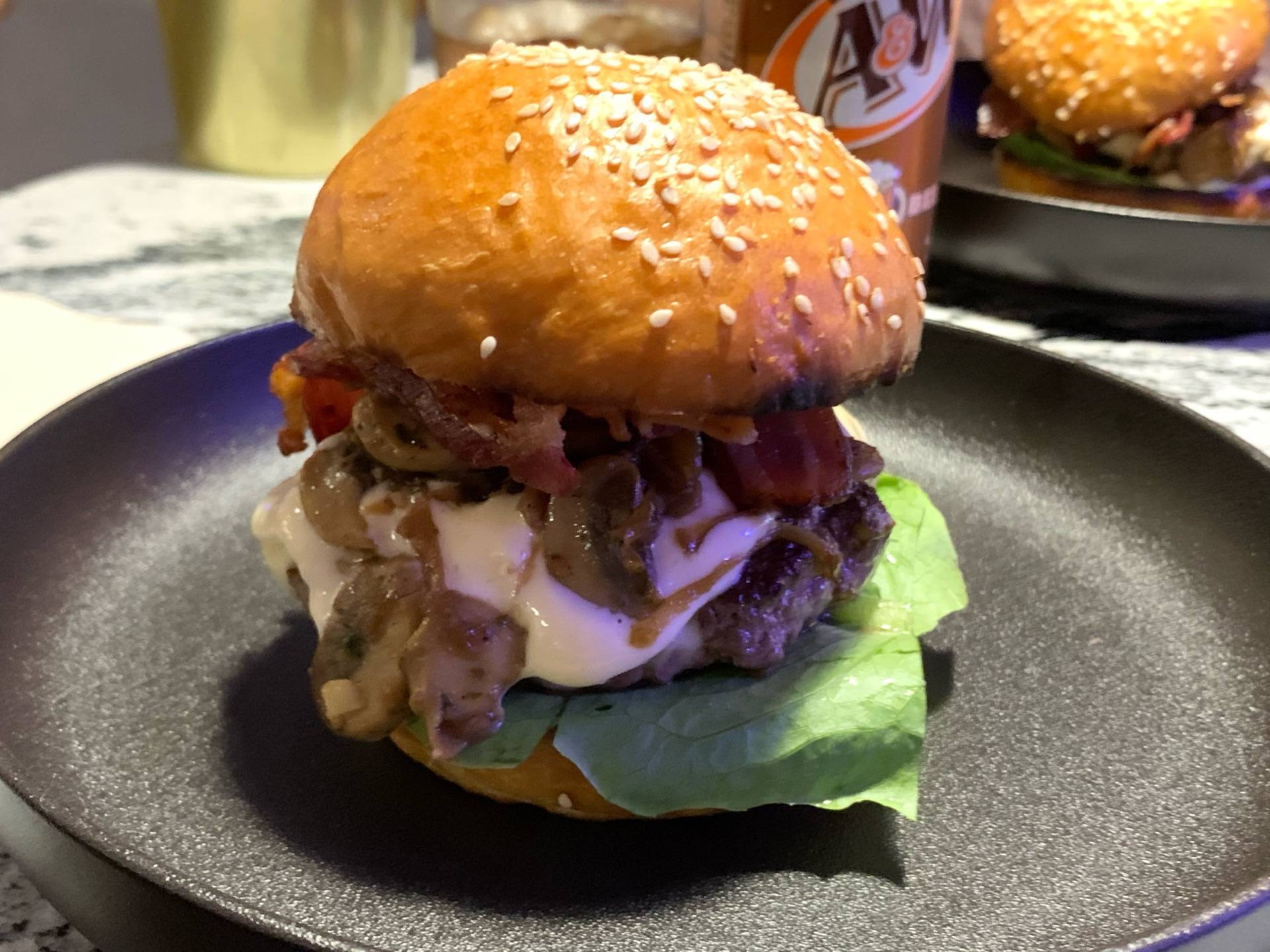 Bacon Mushroom ร้าน Beast & Butter