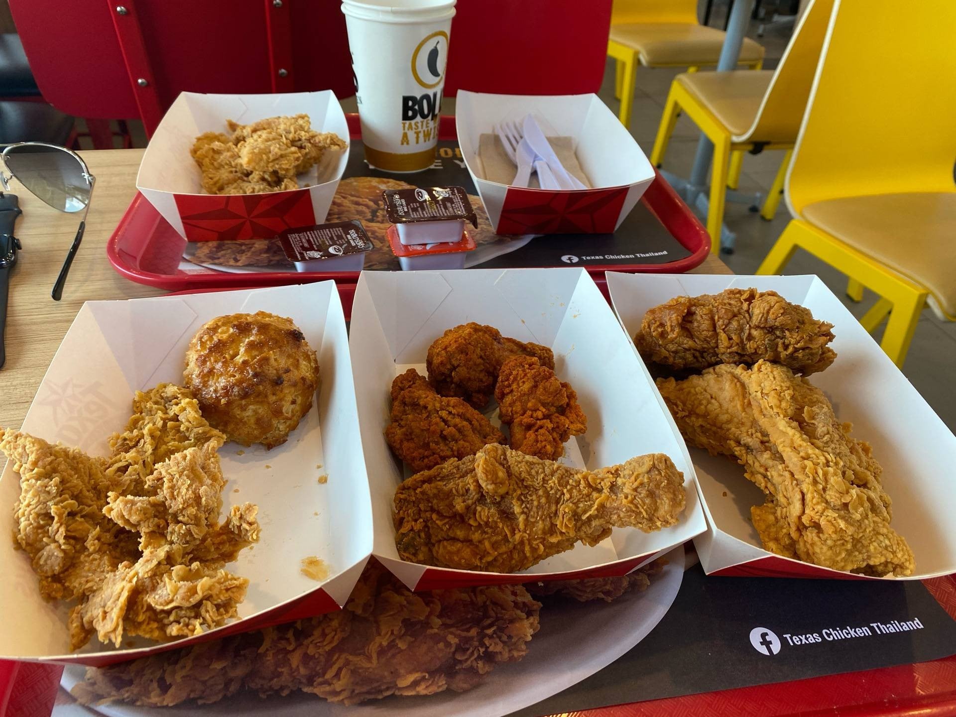 รีวิว Texas Chicken PTT ถนนลพบุรีราเมศวร์ จ.สงขลา - ไก่แท็กซัสมาถึง ...