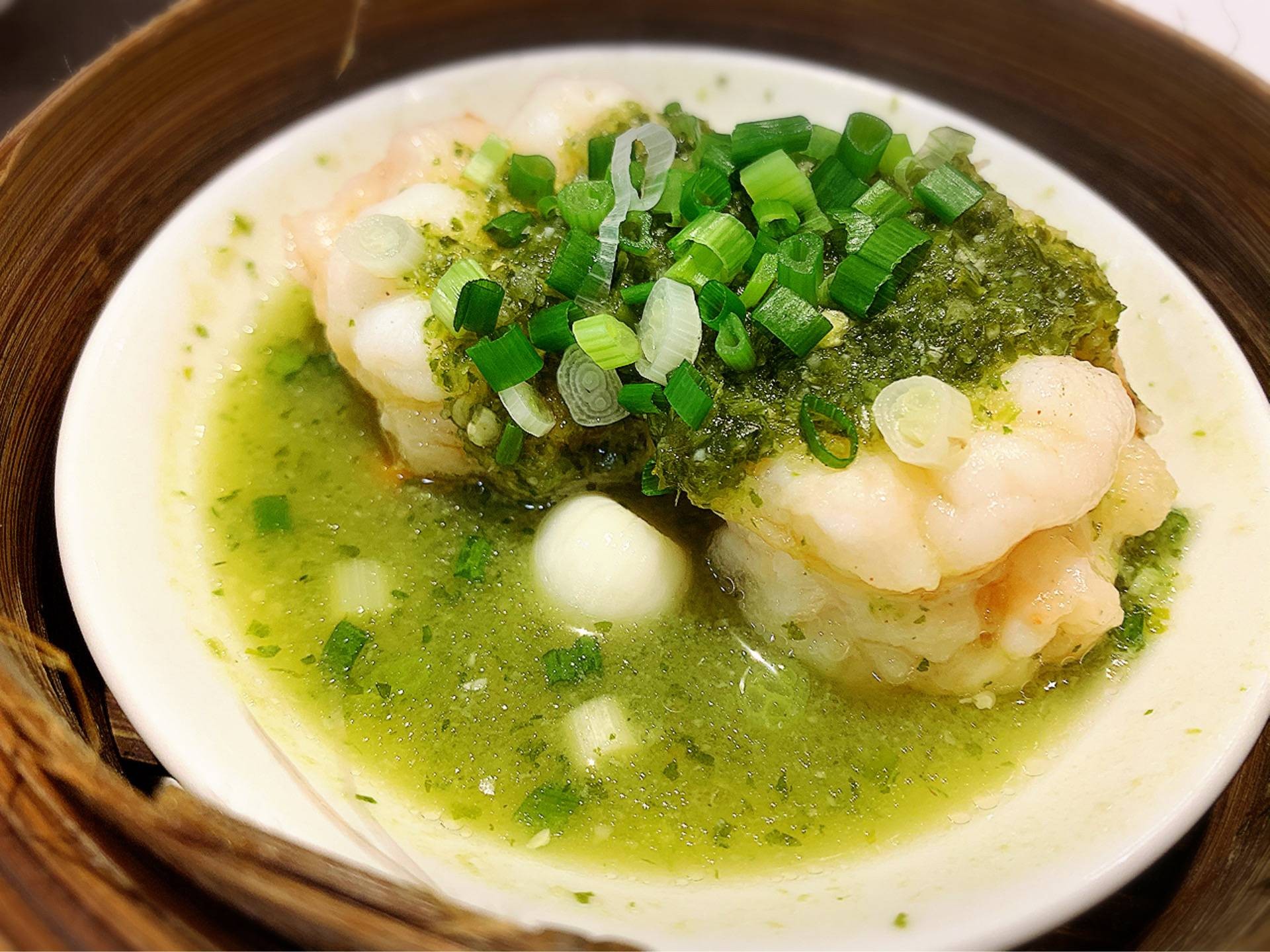 กุ้งนึ่งมะนาว ร้าน Zheng Dou centralwOrld - Wongnai