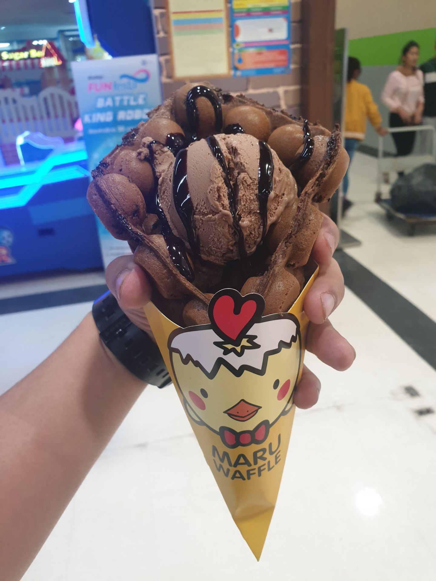 รีวิว Maru Waffle Rohinson สมุทรปราการ - Waffle ไอติม - Wongnai