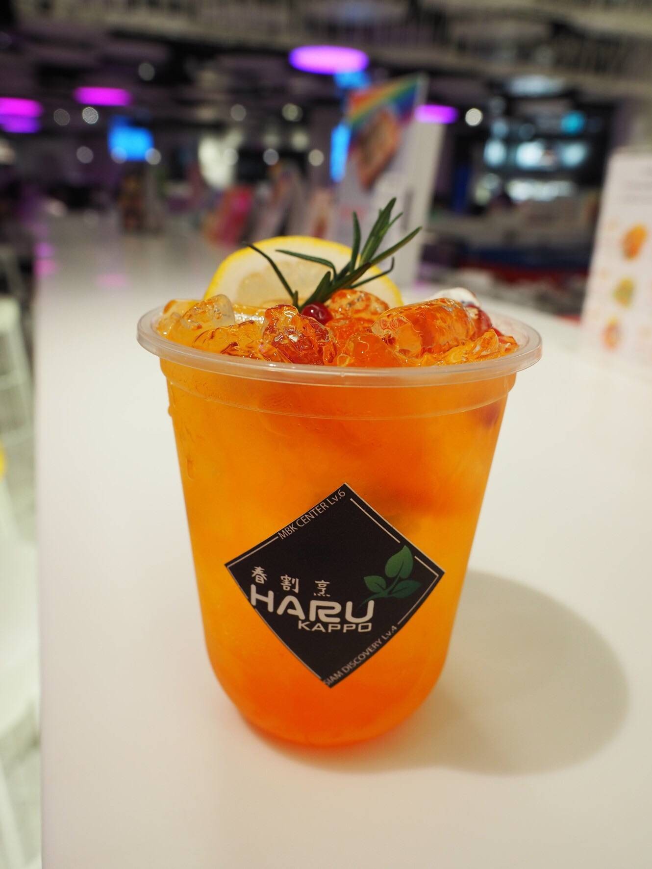 ชาพีชยูสุ • image ร้าน Haru Kappo Siam Discovery Lv.4