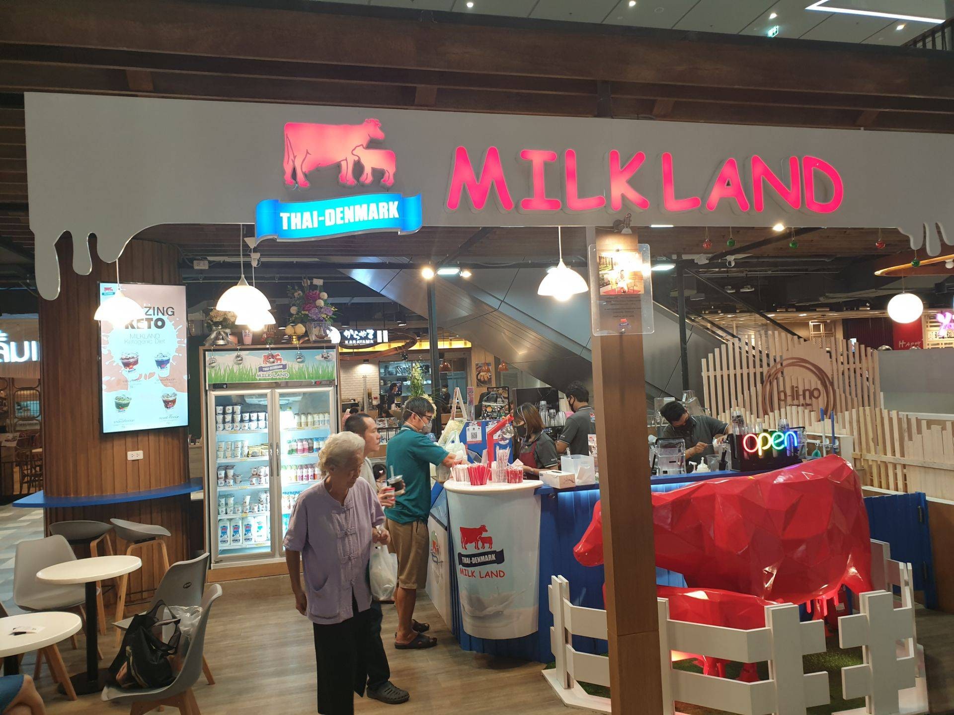 รีวิว Thai - Denmark MILK LAND สามย่านมิตรทาวน์ - ร้าน Milk Land สาขา ...