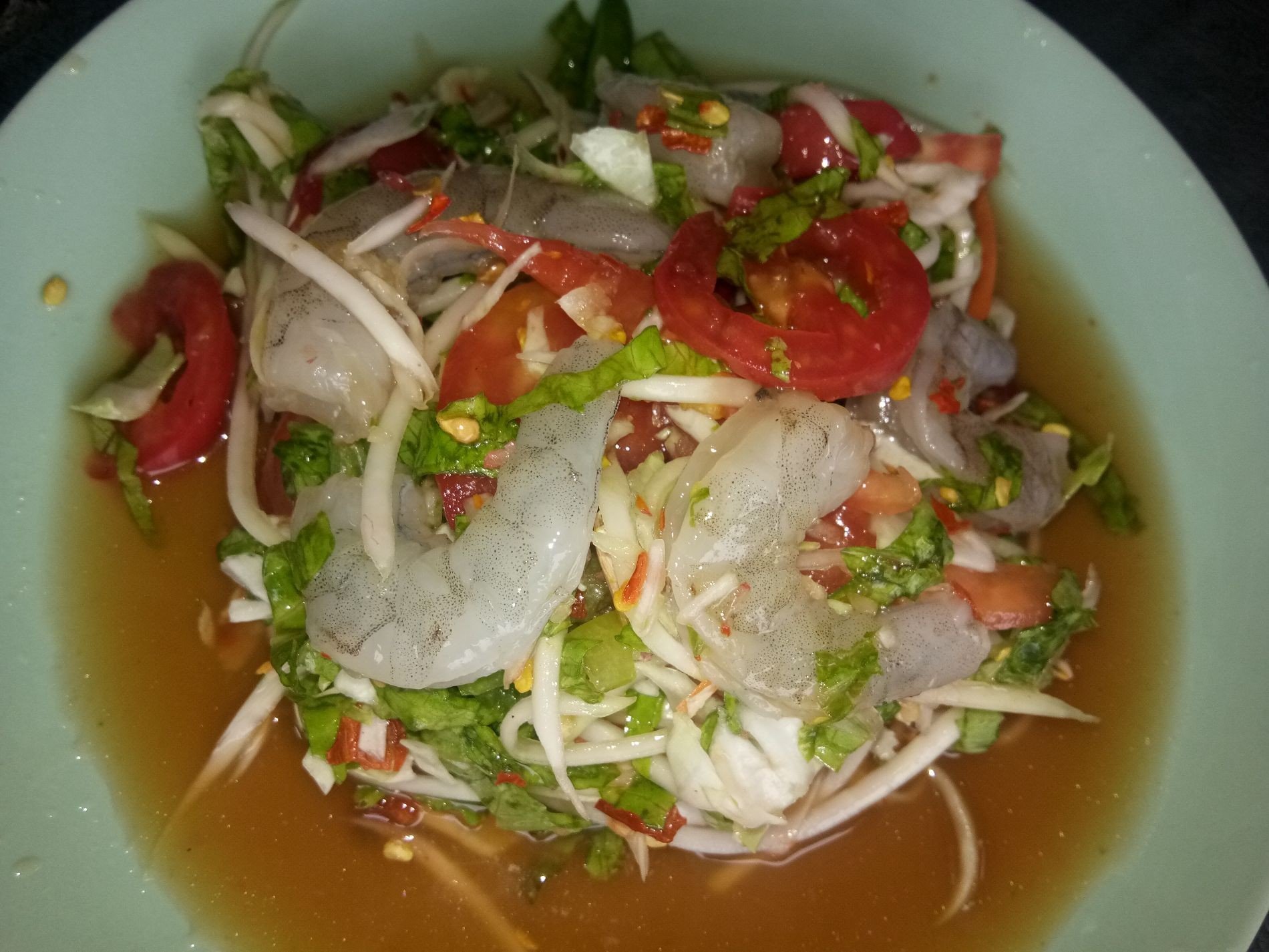 ตำกุ้งแช่ • image ร้าน ร้านนาเดียตำทอด