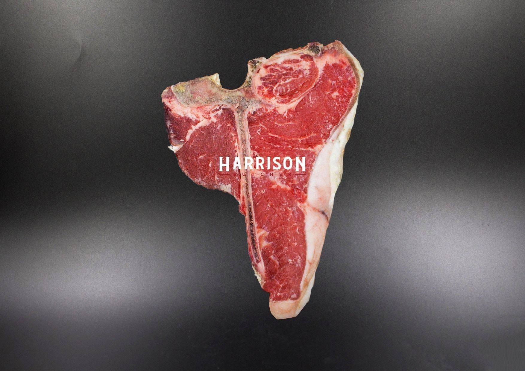 Dry-aged T-Bone 500g เนื้อทีโบน • image ร้าน Harrison Butcher ซอยศูนย์วิจัย