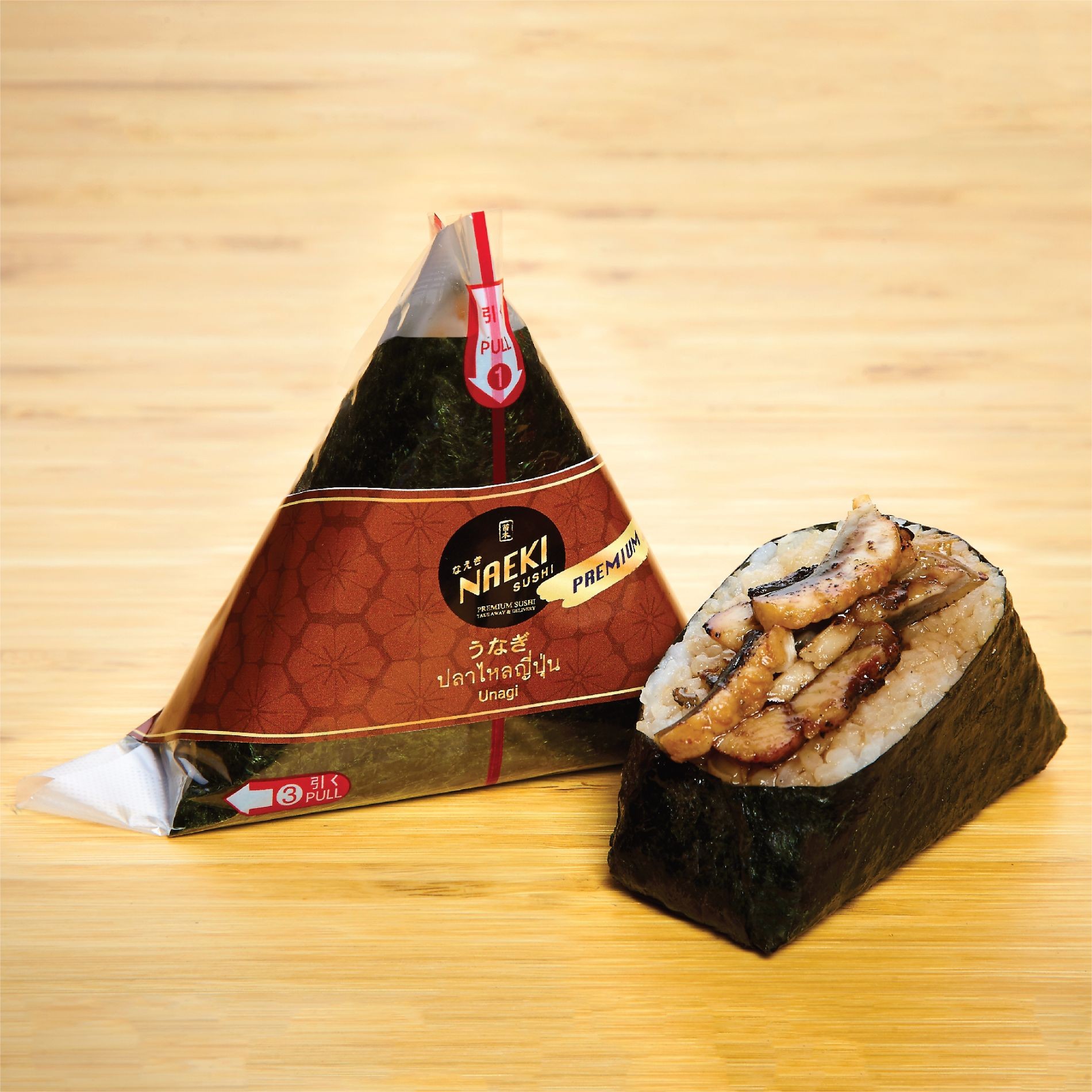 ข้าวปั้นห่อสาหร่ายไส้ปลาไหลญี่ปุ่น • image ร้าน Naeki GO! BTS อารีย์