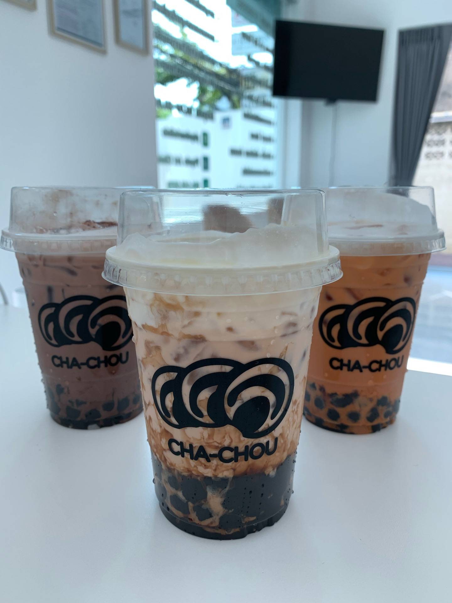 รีวิว CHA CHOU boba milk tea (ชานมไข่มุก) - อร่อยใช้ได้เลยแหละ - Wongnai