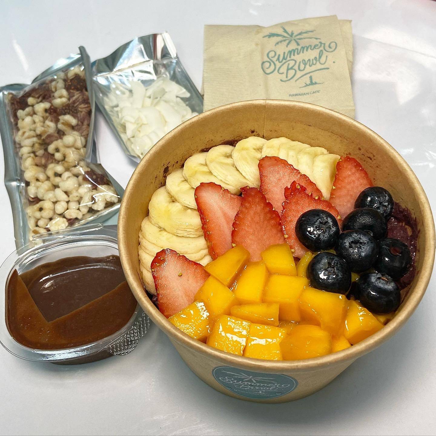 รีวิว Summer Bowl Siam Square One - acai bowl อร่อยมาก ผลไม้สดดีงาม